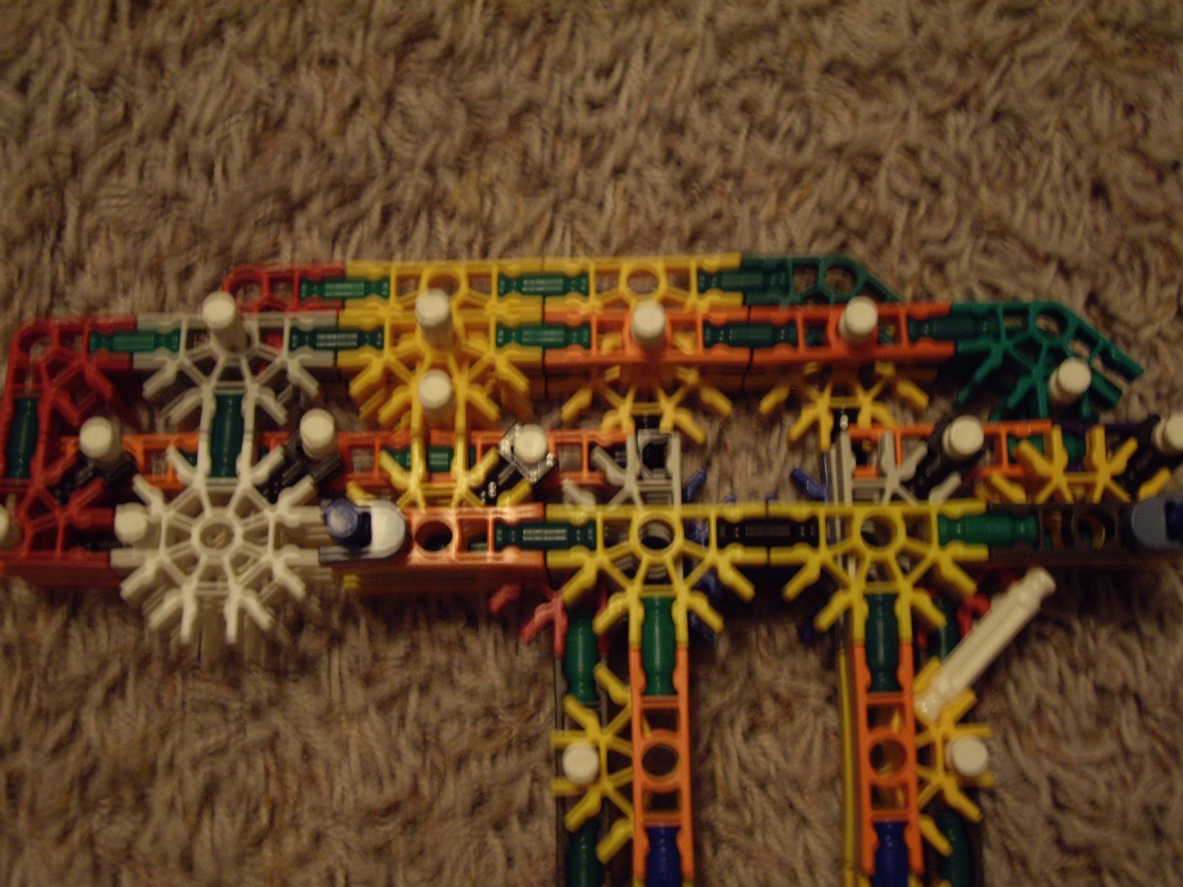 Knex Pistol With Mag and Shell Ejection : 4 Steps - Instructables