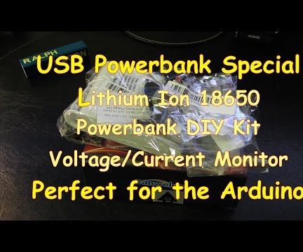 #6 USB Powerbank Special - DIY Kit With 18650 Li-Ion Batteries Part 1 ...