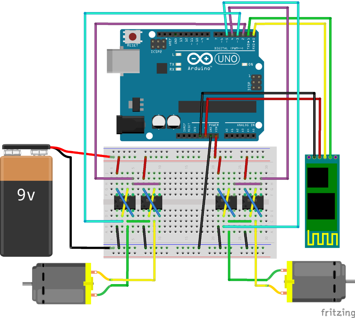 Motor Driver Using 555 Timer IC : 9 Steps (with Pictures) - Instructables