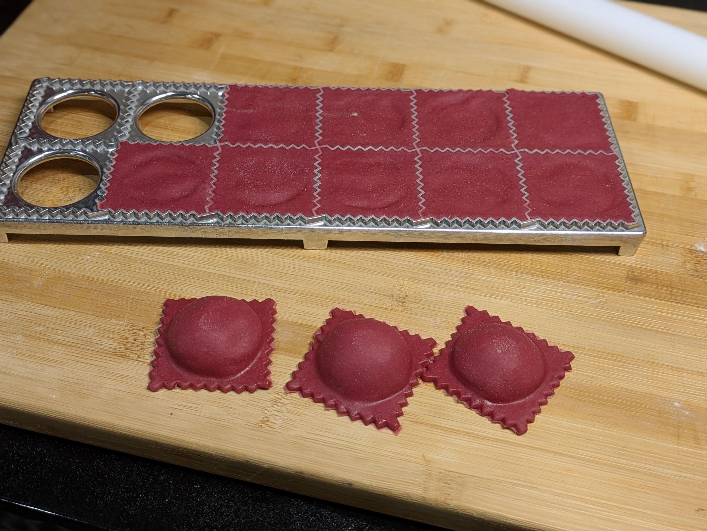 Naturally Dyed Roasted Red Beet Ravioli : 6 Steps (with Pictures ...