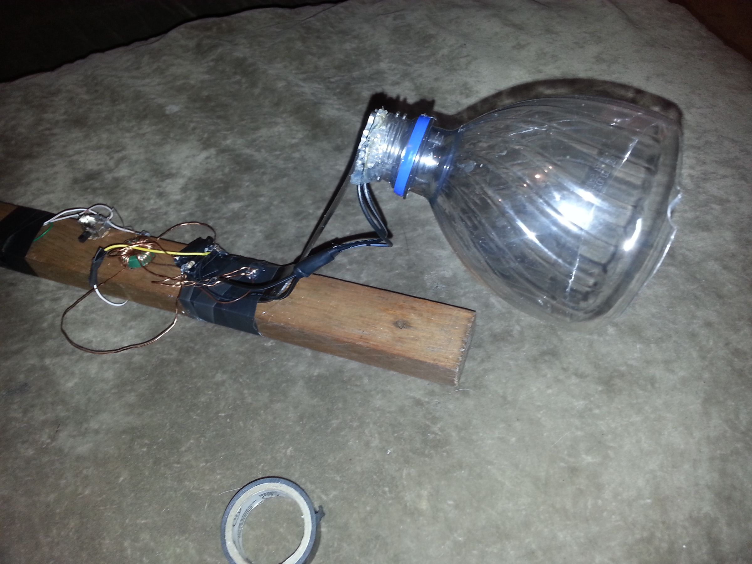 How to Make a Wind Generated Light Bulb. (wind Generator 2! Wind ...