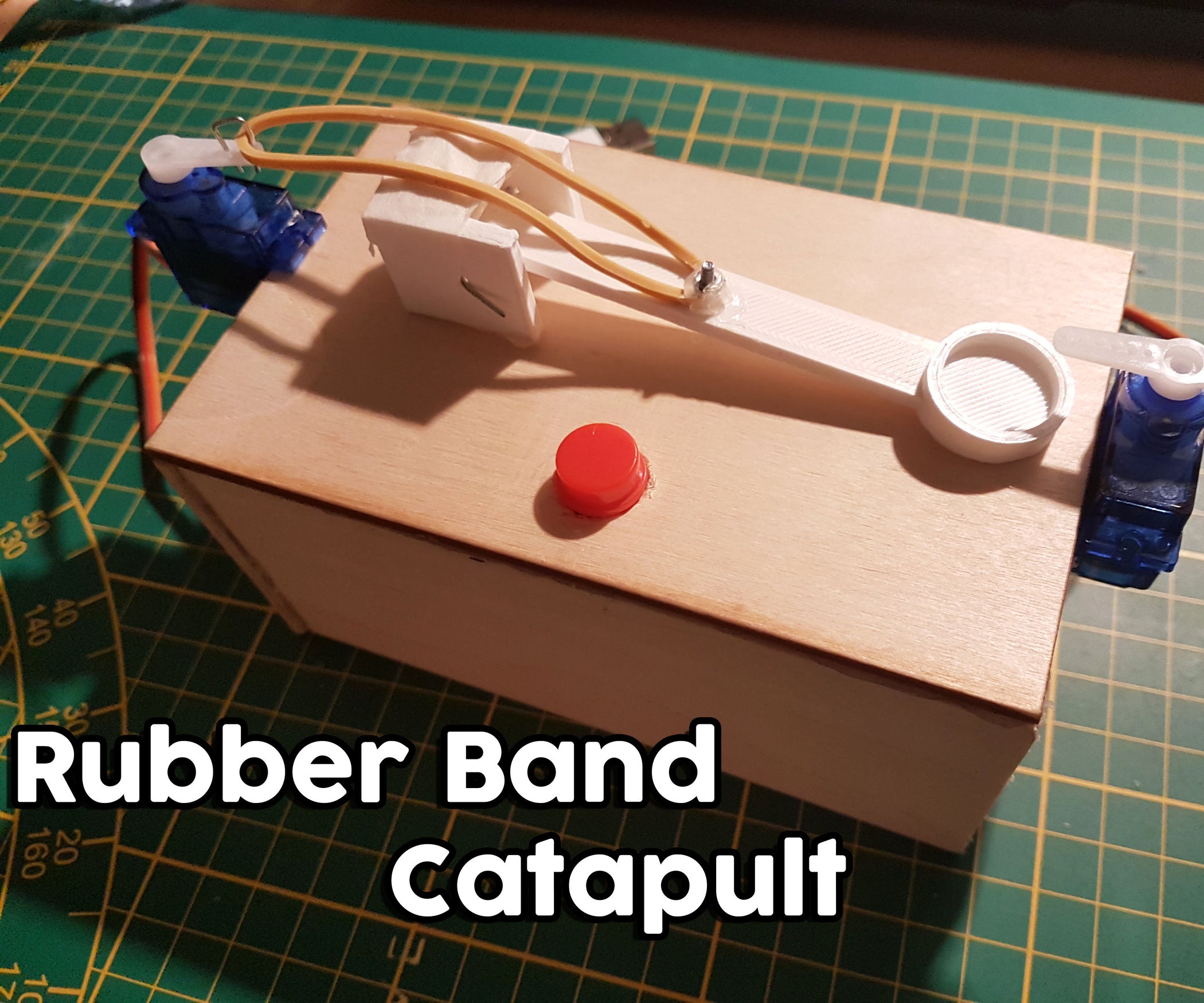 Automatic Rubber Band Catapult : 8 Steps (with Pictures) - Instructables
