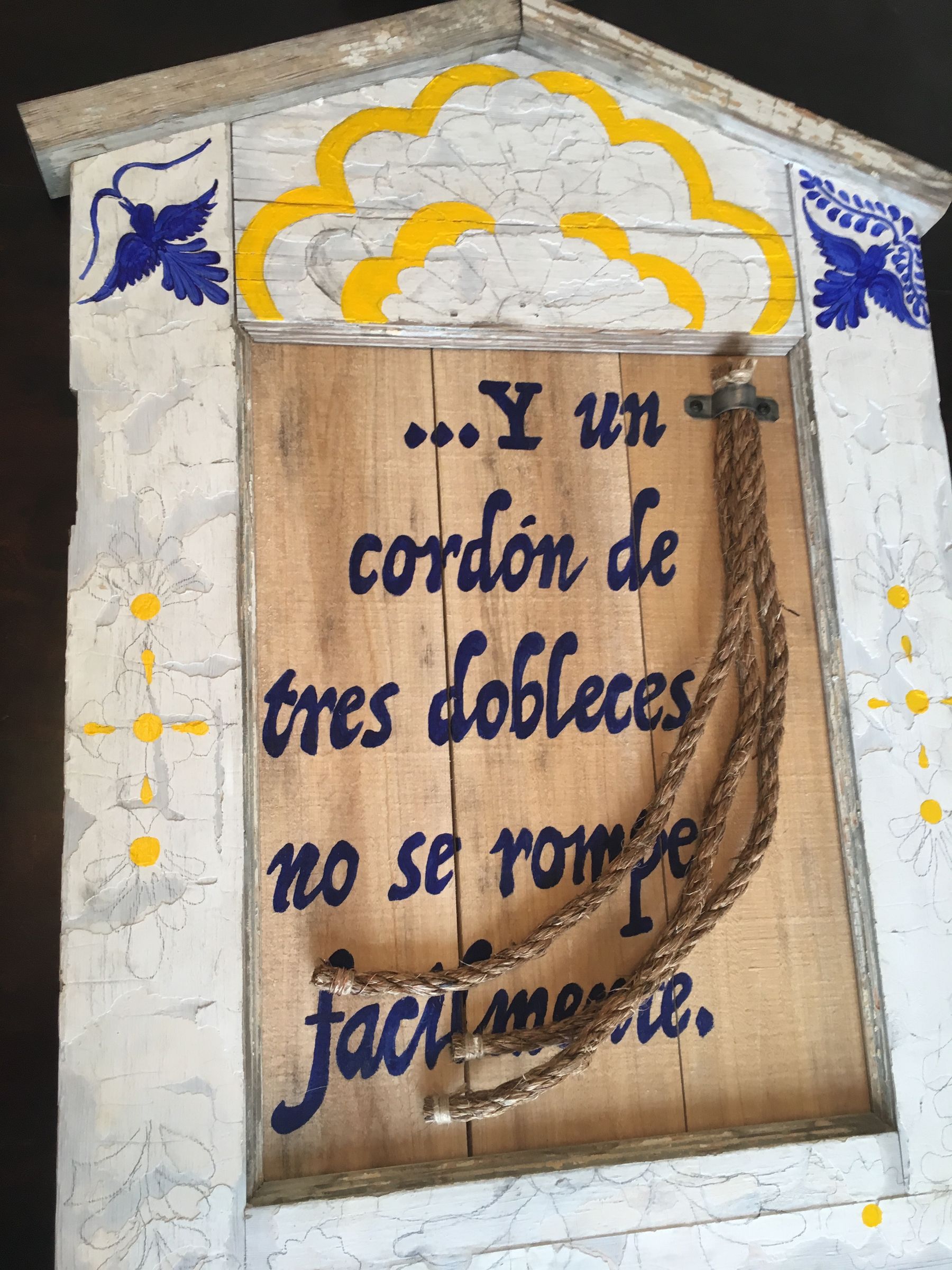 Wedding Braid Talavera Frame From an Antique Door : 11 Steps (with ...