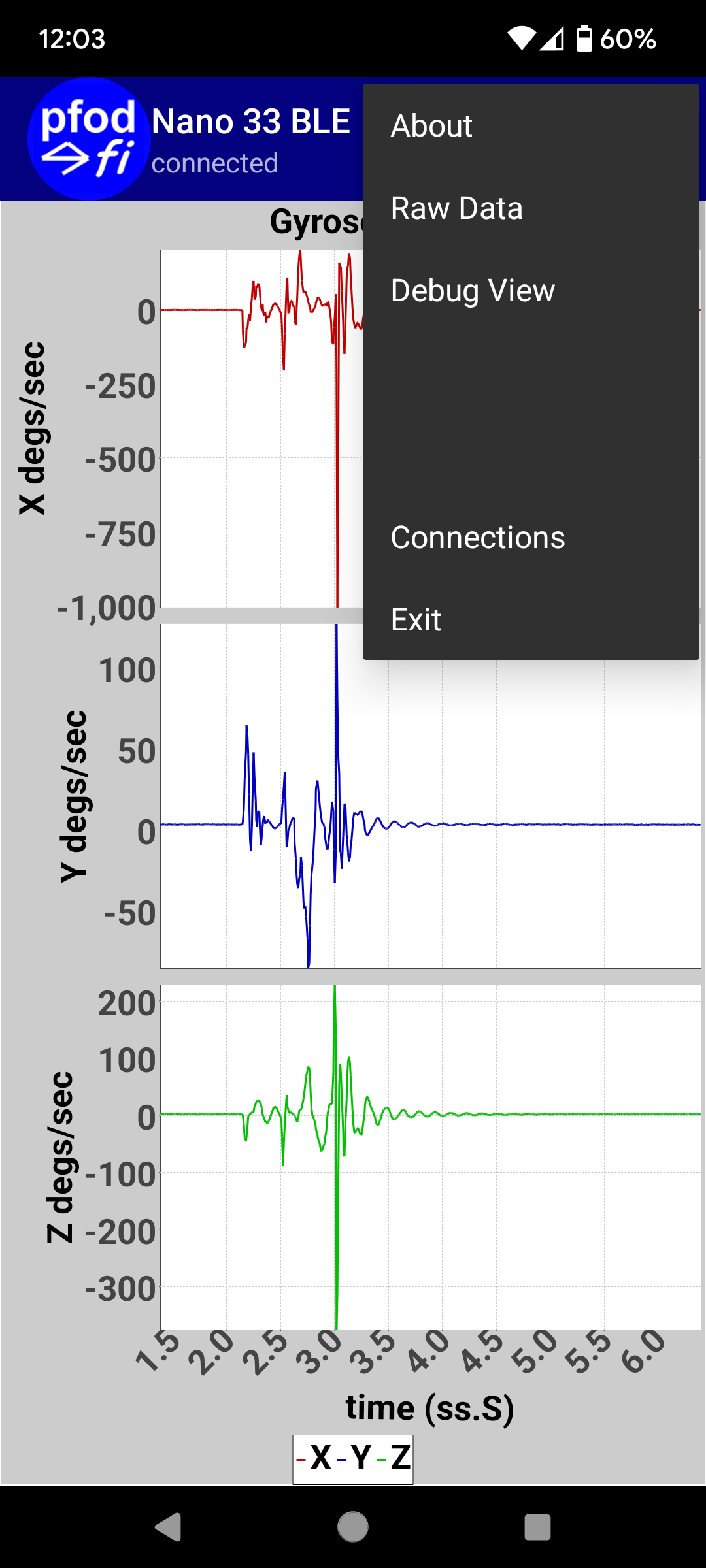 High Speed NANO 33 BLE Remote Data Logging and Plotting -- No Android Programming Required : 5 ...