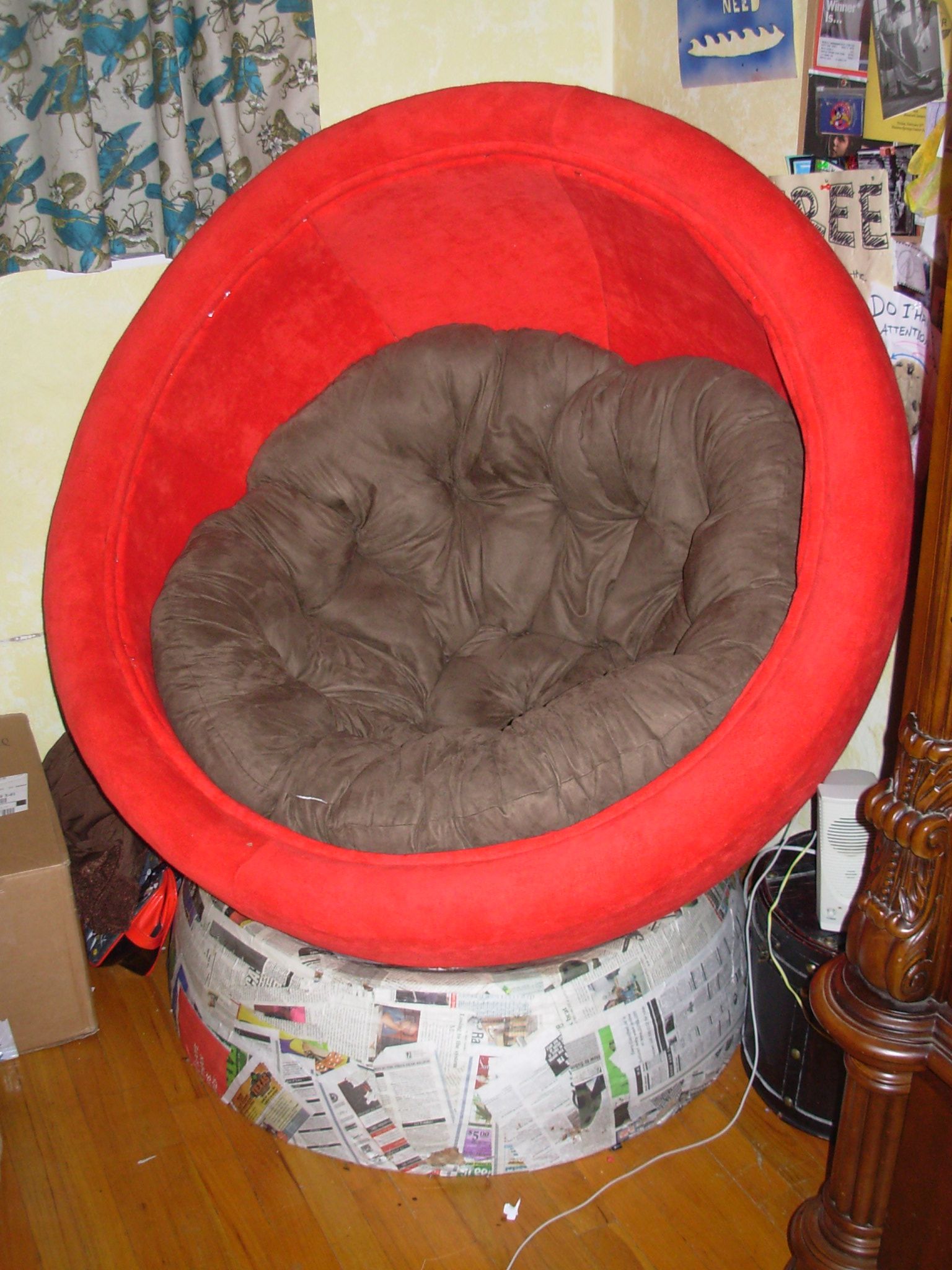 Cardboard Ball Chair : 14 Steps - Instructables