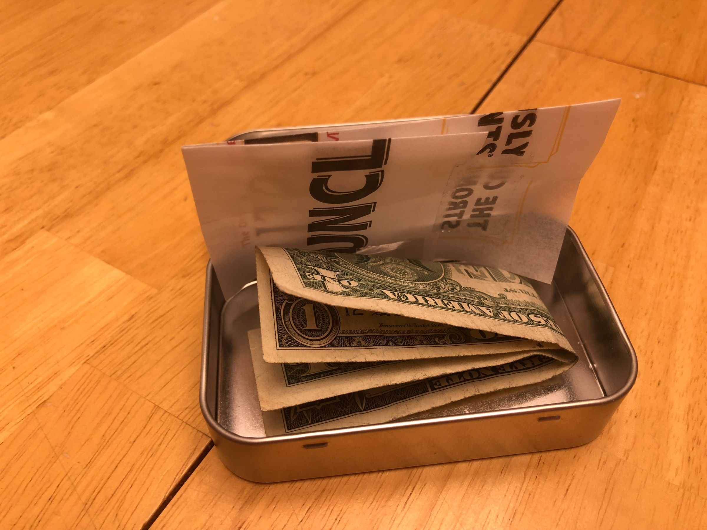 Emergency Money Hiding Place : 6 Steps - Instructables
