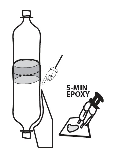 2 Liter Bottle Drawing