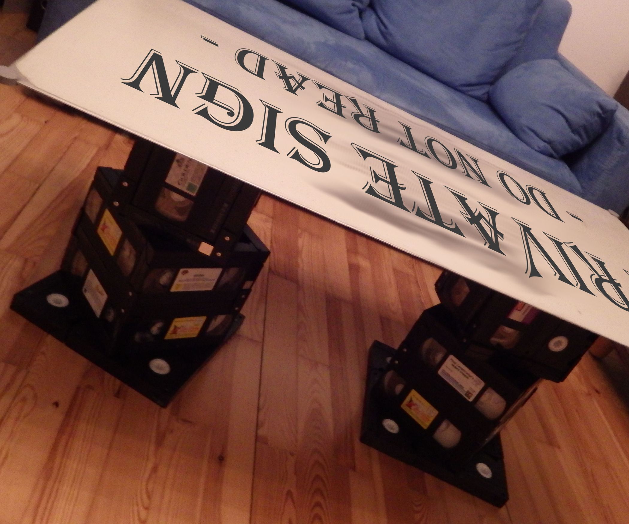 VHS Couch Table Legs : 10 Steps (with Pictures) - Instructables