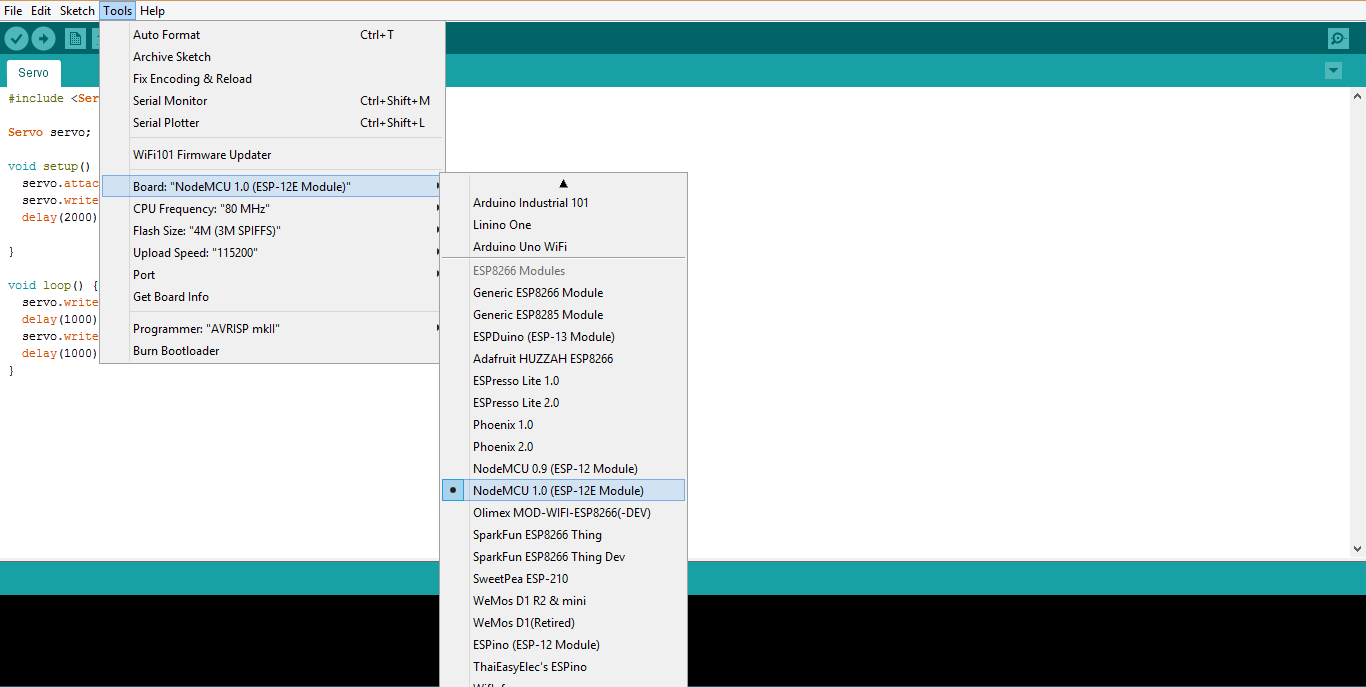 Interfacing Servo Motor With NodeMCU : 6 Steps (with Pictures ...
