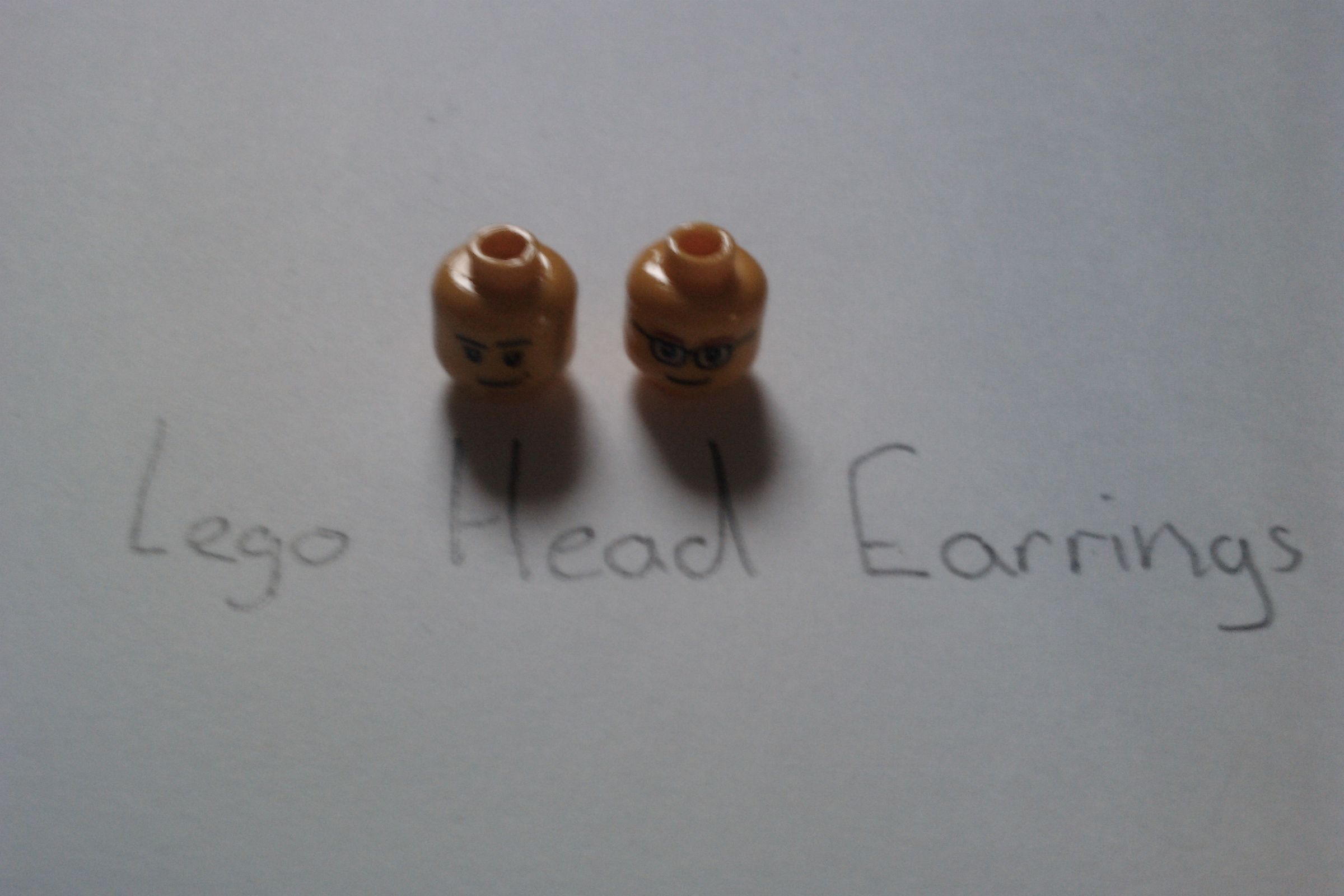 Lego Head Earrings : 5 Steps - Instructables