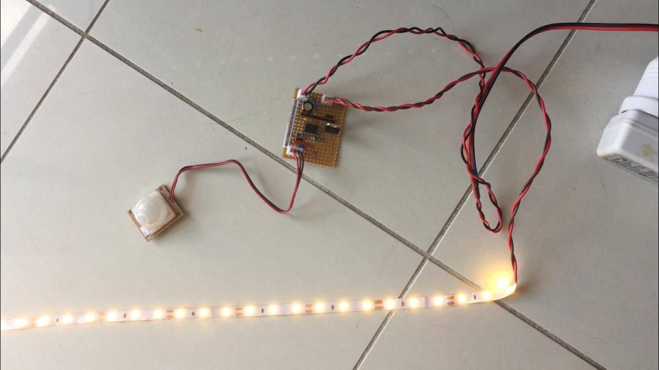 Motion Sensor Activated LED Strip With Timer : 6 Steps (with Pictures ...