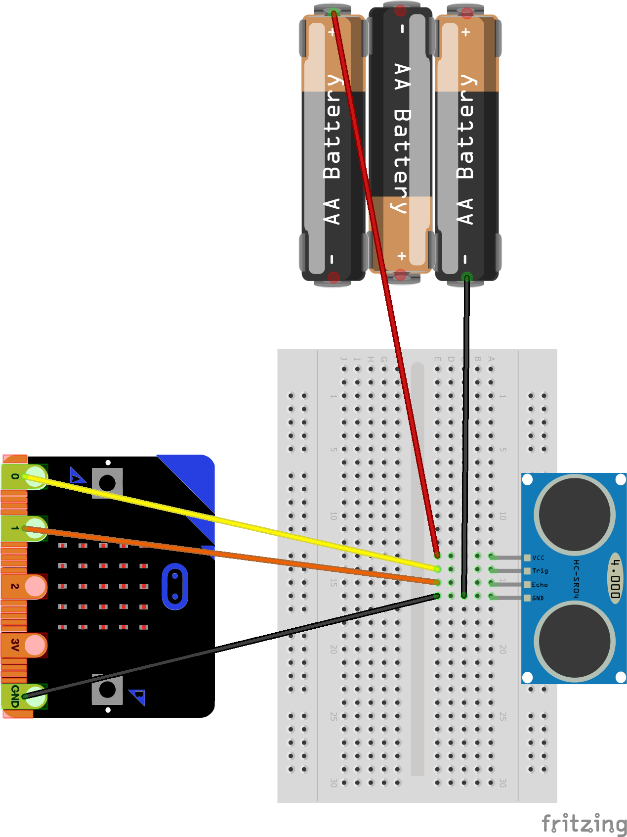 Distance Sensing With the Micro:bit and Sonar (HC-SR04 Module) : 3 ...