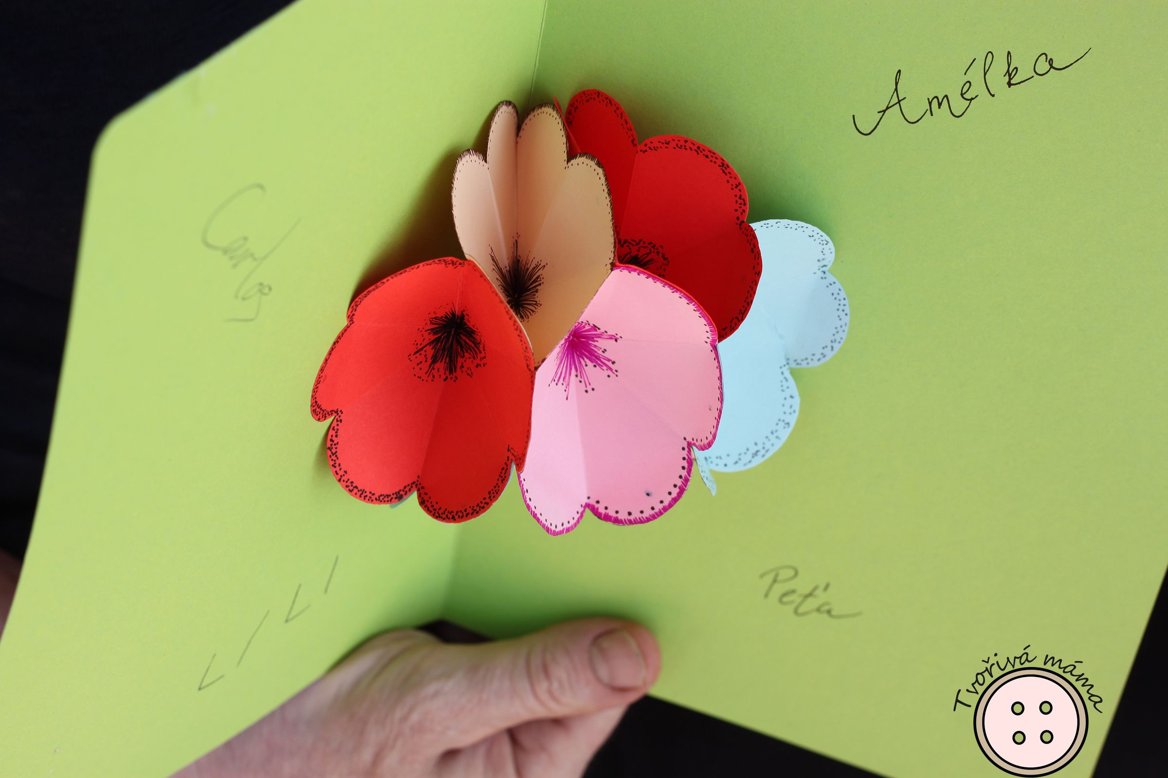 3D FLOWER CARD : 6 Steps (with Pictures) - Instructables