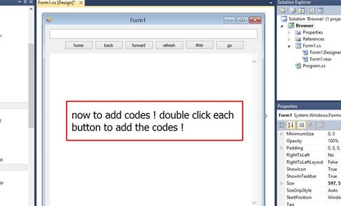 How to Create a Web Browser in C# Visual Studio : 11 Steps - Instructables