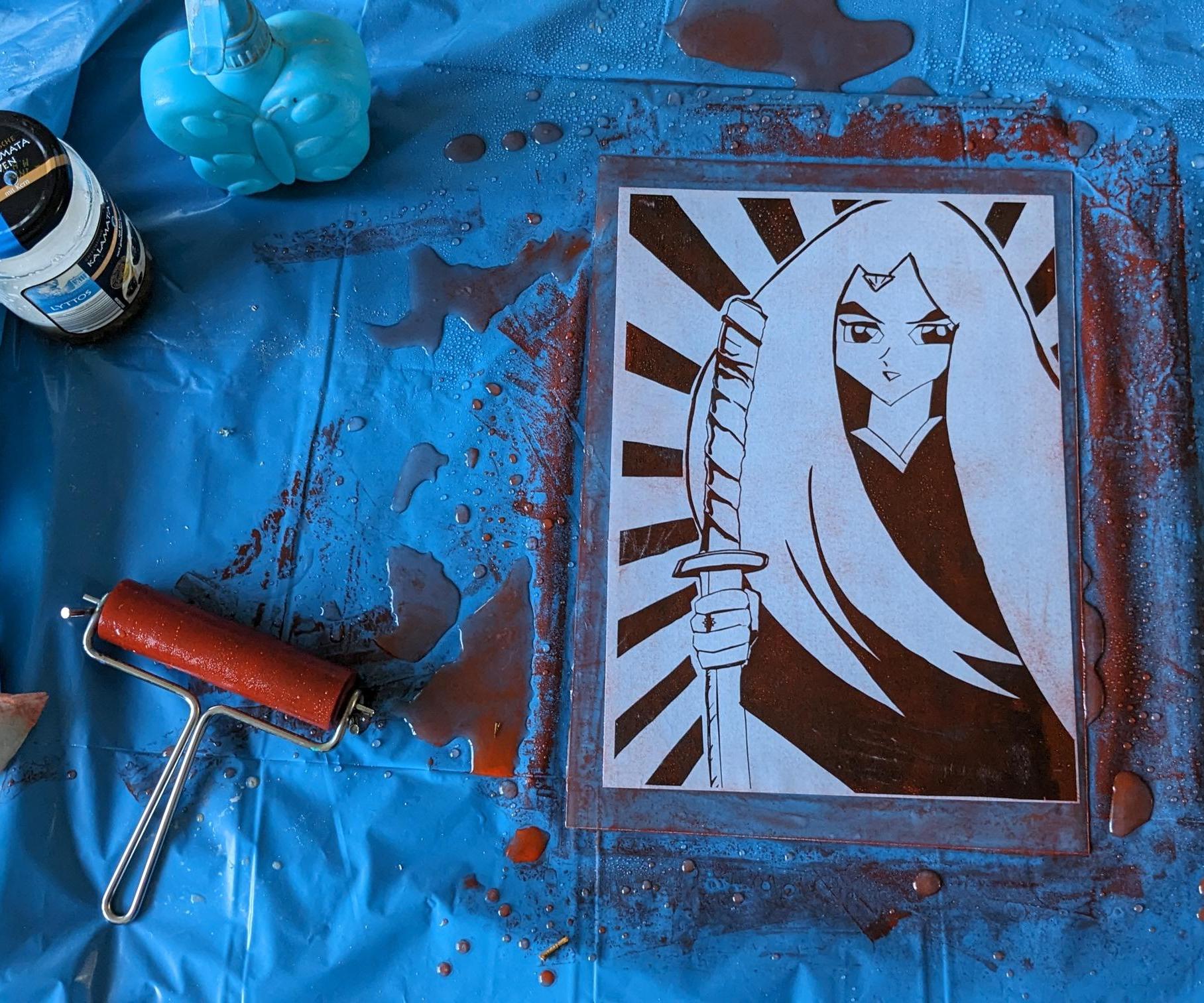 Easy Transfer Lithografy/Planography for School (with Pictures ...