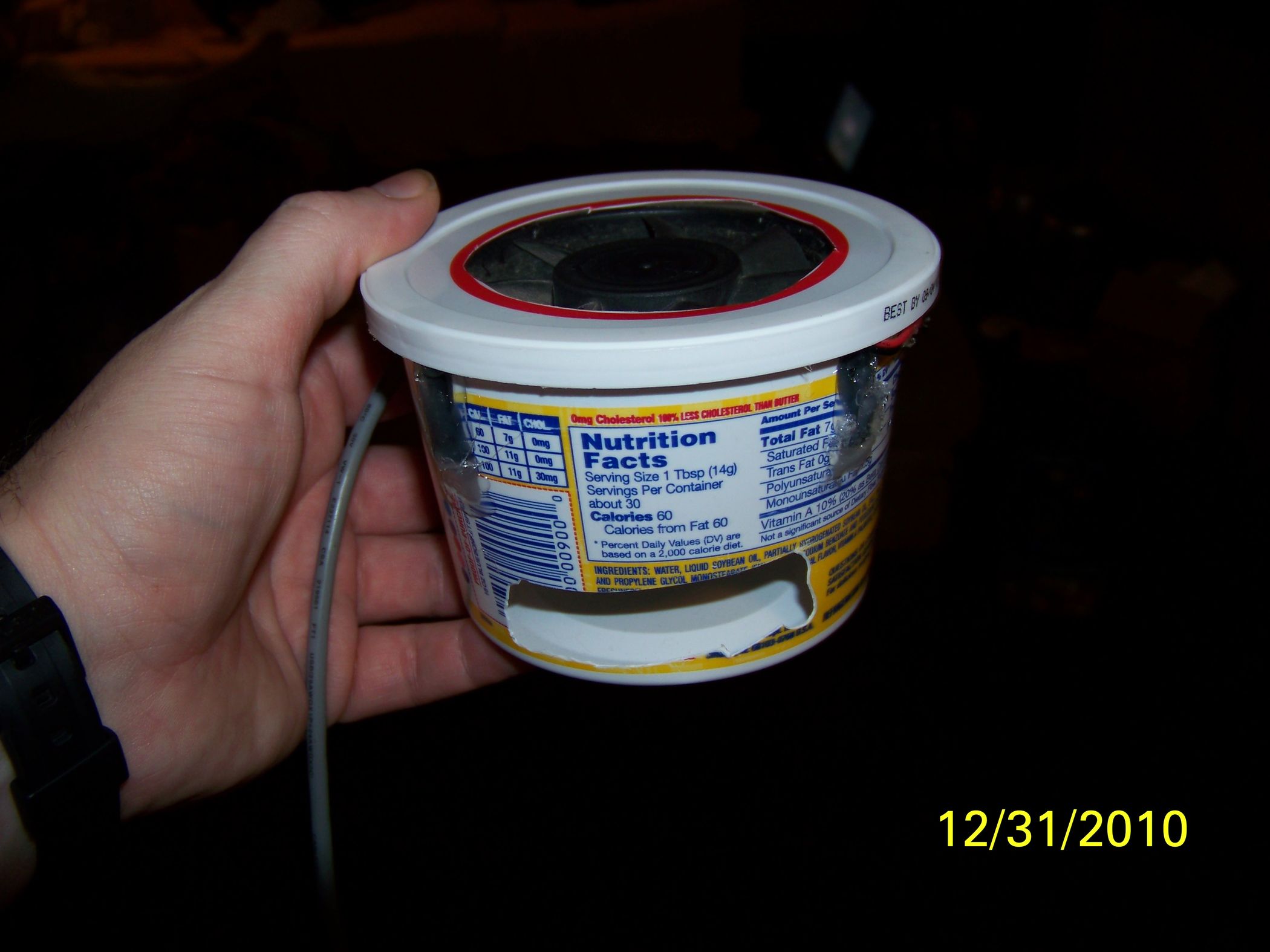 Butter Tub Laptop Cooler : 10 Steps - Instructables