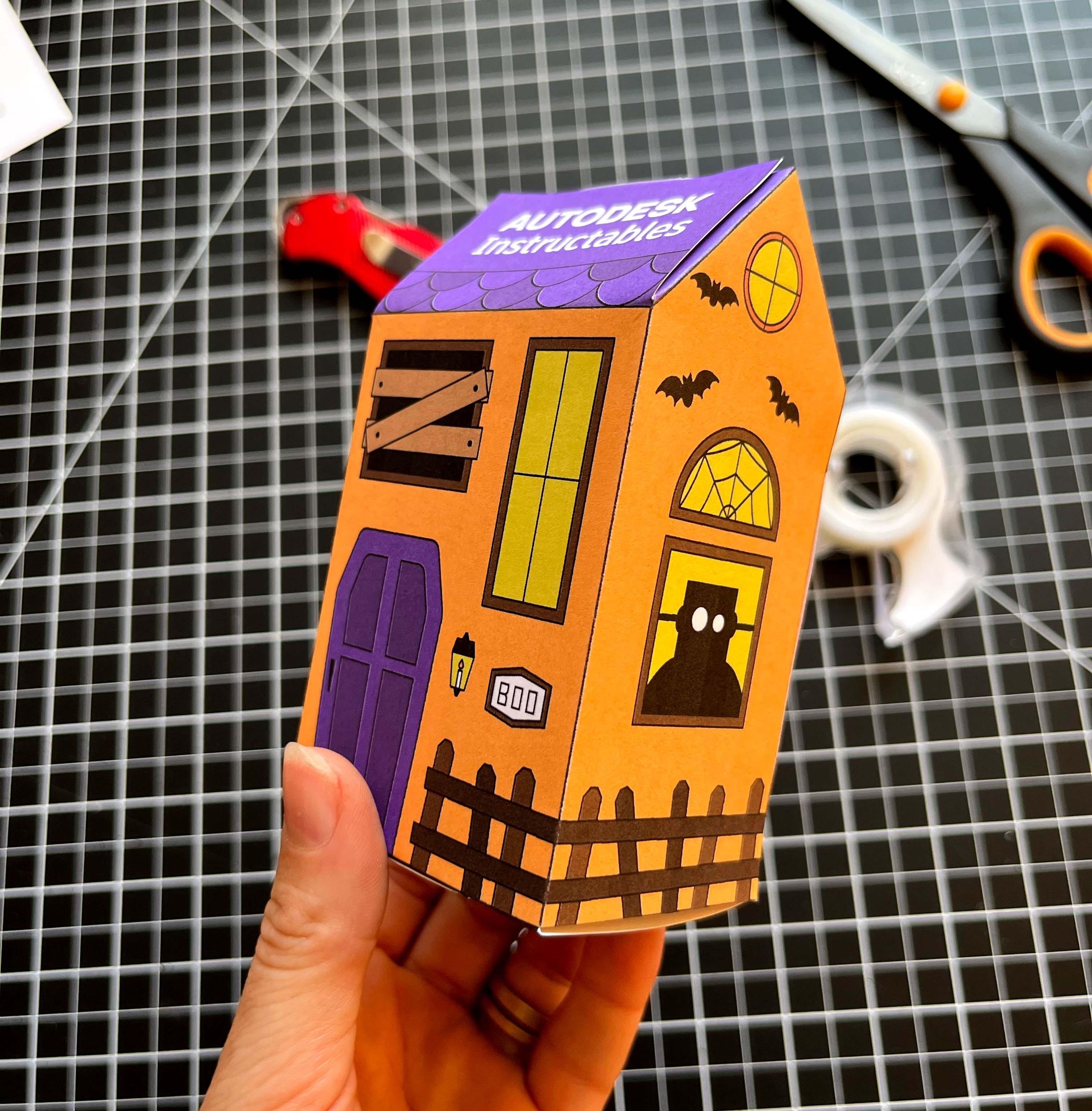 Free Halloween Haunted House Papercraft : 7 Steps (with Pictures ...