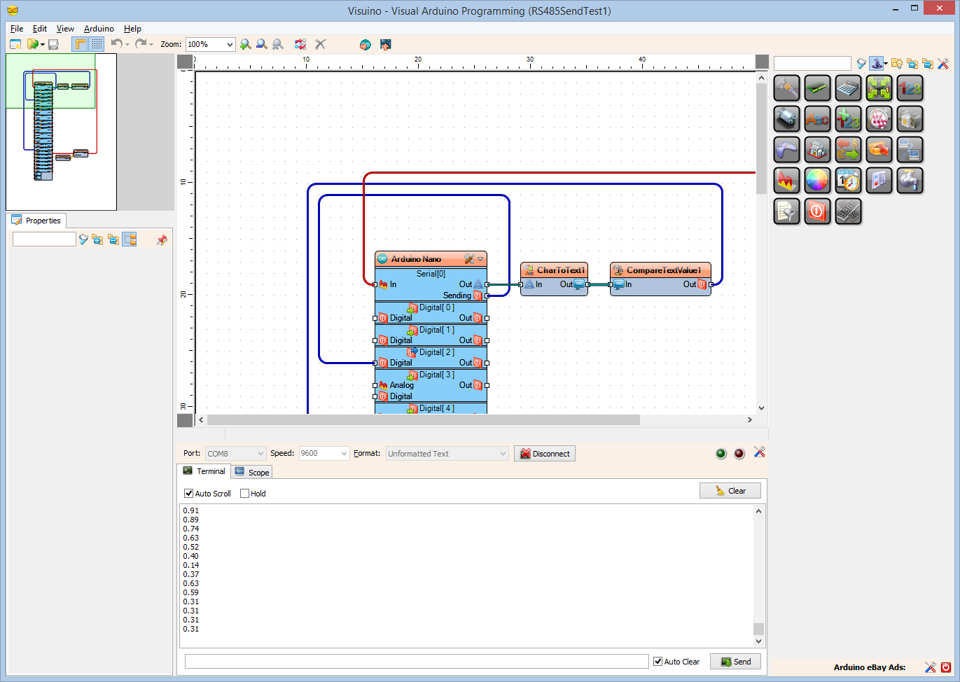 RS485 Serial Communication Between Arduino Mega and Arduino Nano With ...