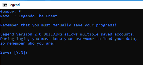 Adventure Batch File Game Legend Version 1.0 RELEASE - Instructables