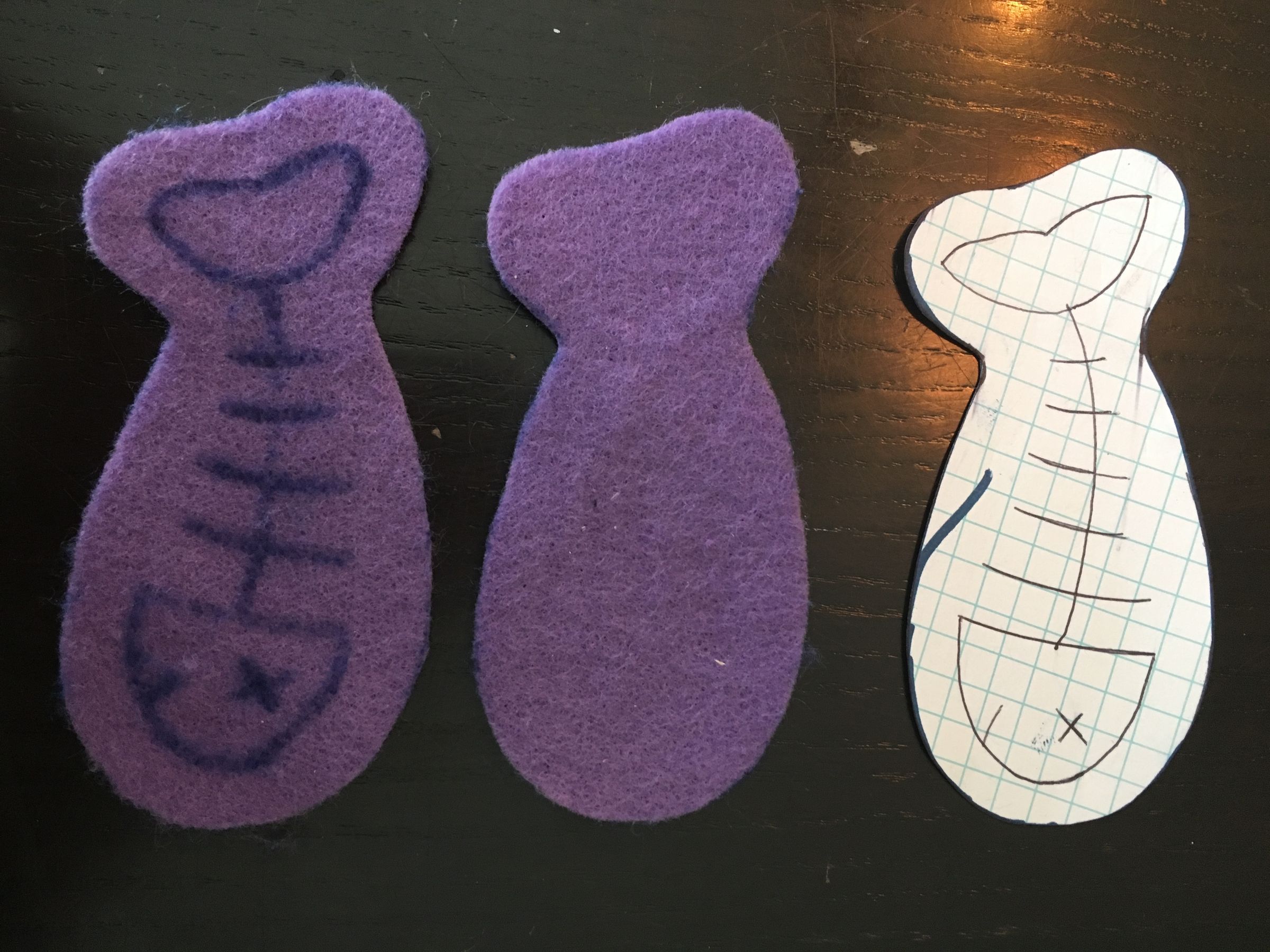 2 Felt Cat Toys (Fish and Dinosaur) : 9 Steps (with Pictures ...