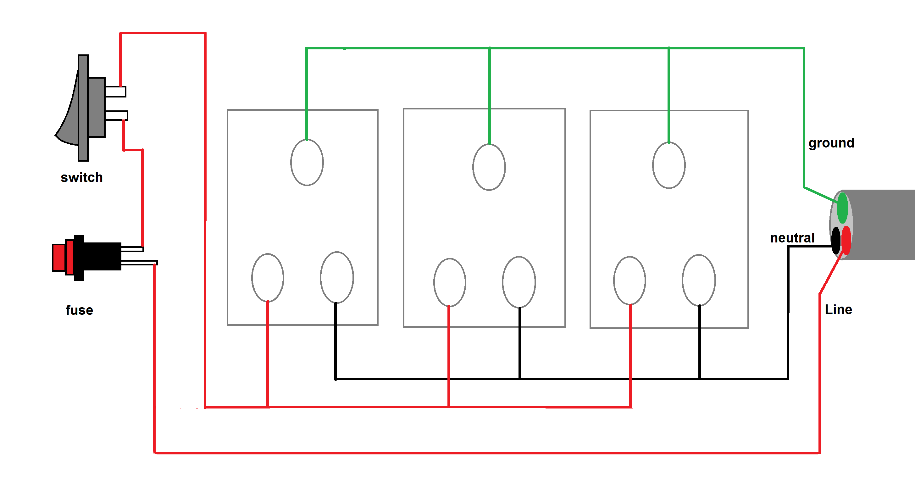 Extension Cord Schematics