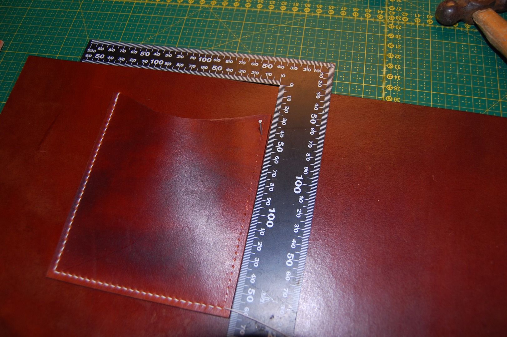 Classic Leather Briefcase With Accordion Gusset : 22 Steps (with ...