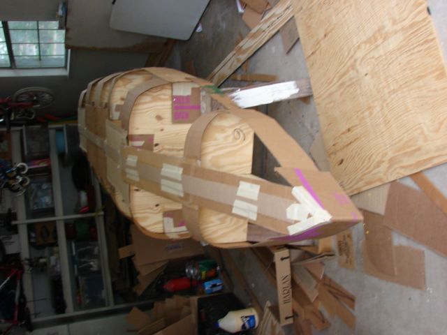 Cardboard Viking Ship