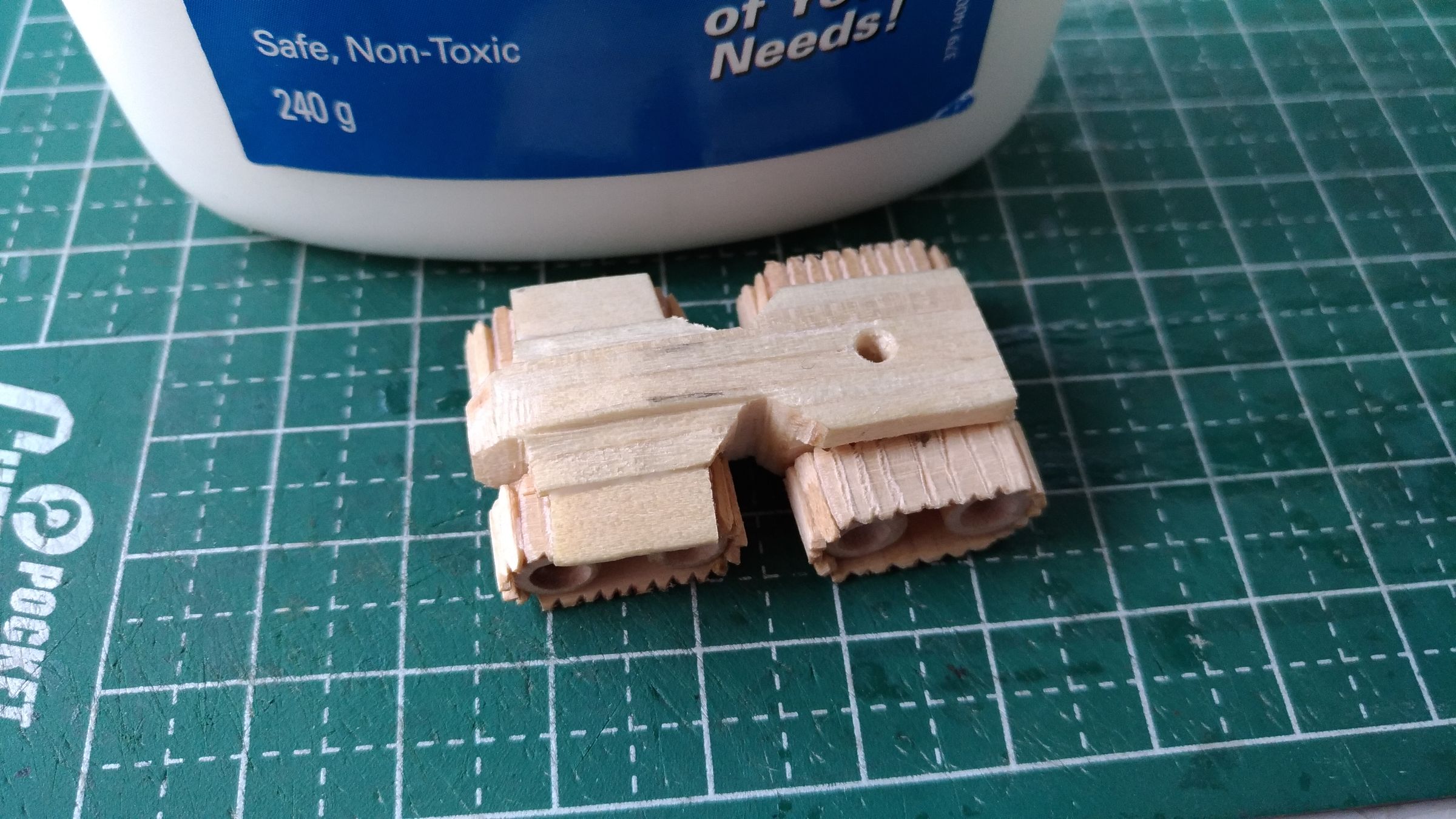 Starcraft 1 Terran Siege Tank Mini Popsicle Stick Model : 5 Steps (with ...