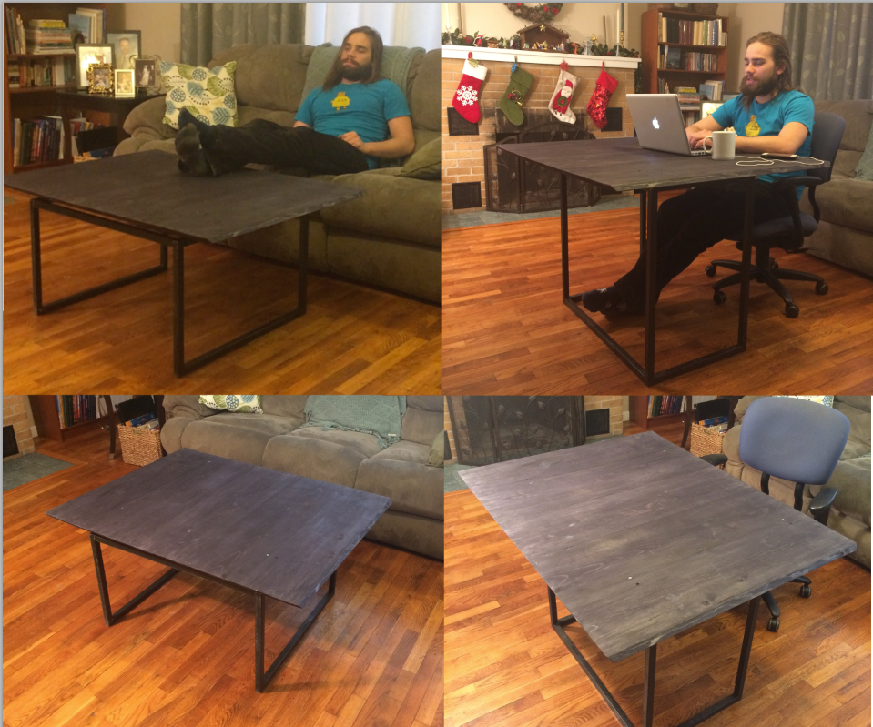 Duo: the Multipurpose Desk and Coffee Table : 6 Steps (with Pictures ...