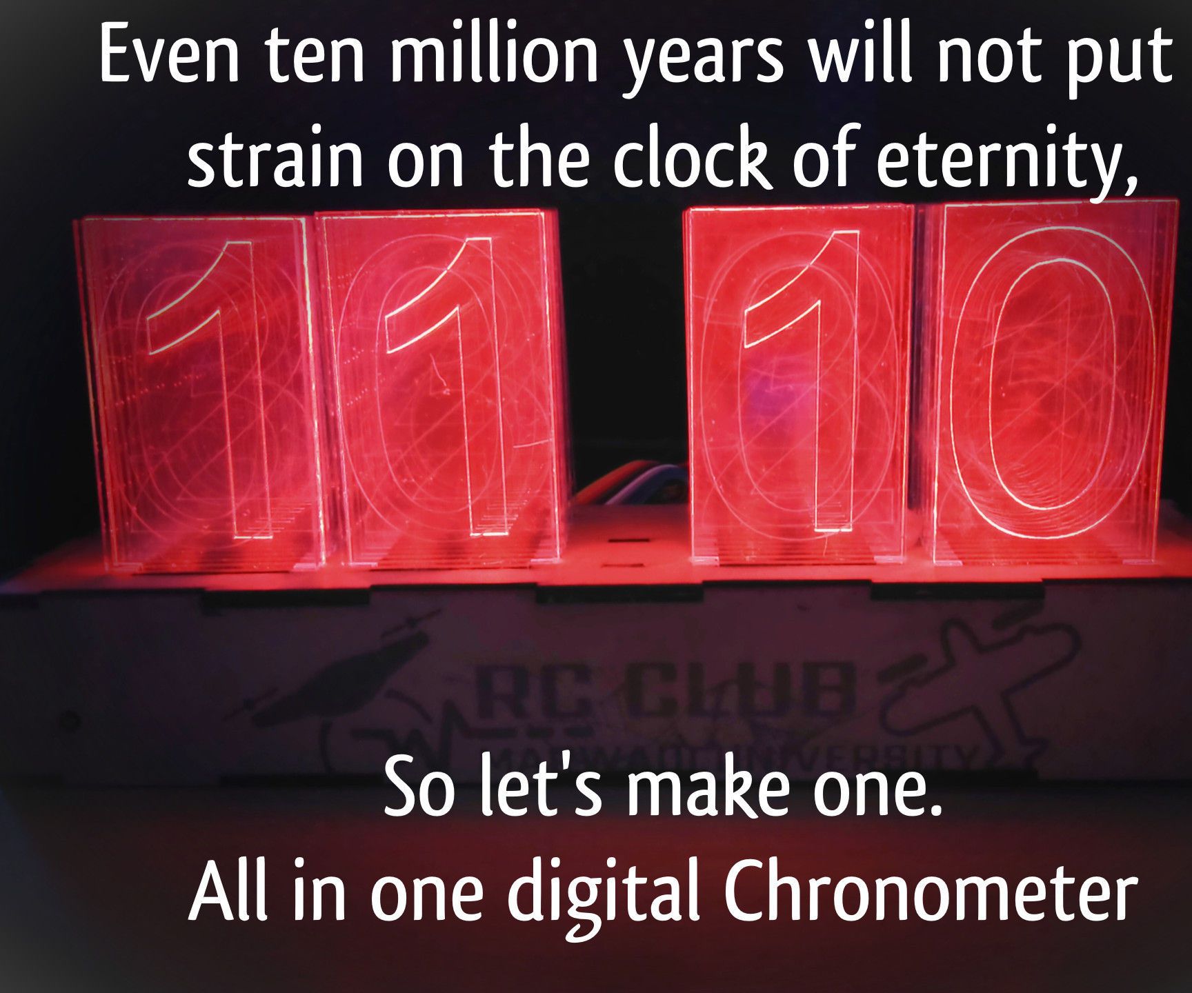 All in One Digital Chronometer ( Clock, Timer, Alarm , Temperature ...