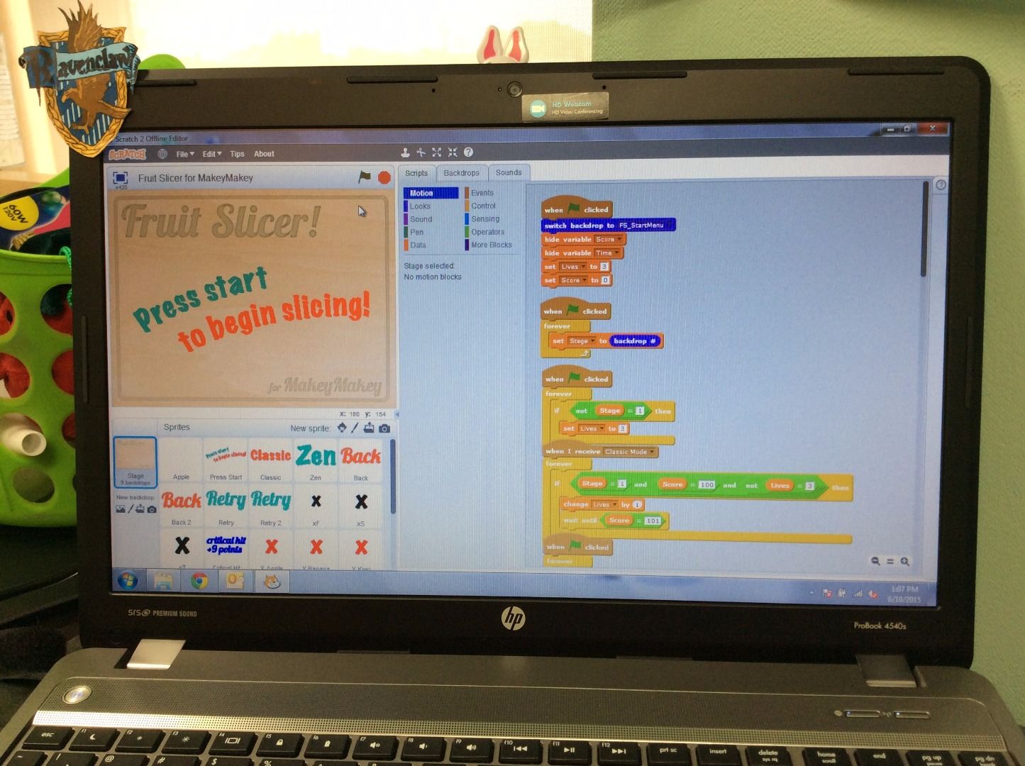 Real Fruit Ninja With Makey Makey/ Scratch Programming : 5 Steps (with ...