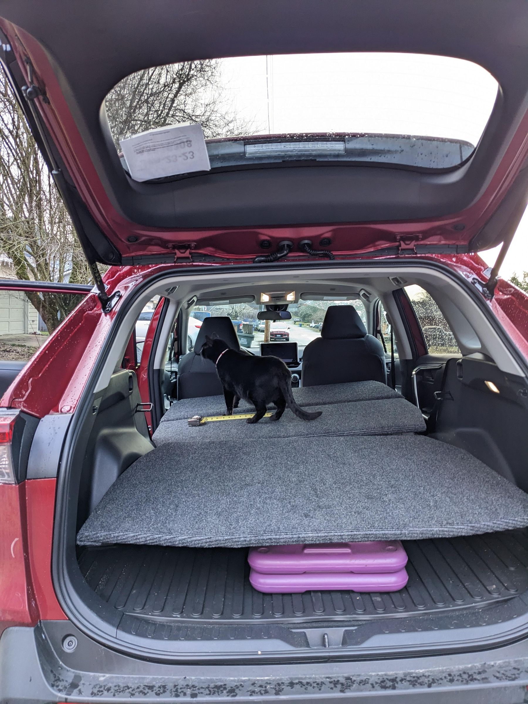 RAV4 Car Camping Platform With Folding Legs : 5 Steps (with Pictures ...