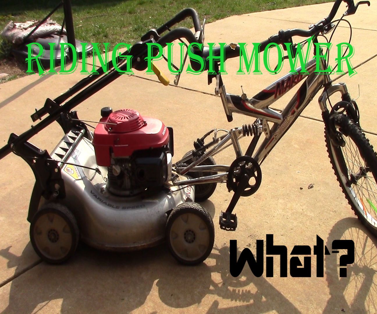 Riding Push Mower : 5 Steps (with Pictures) - Instructables