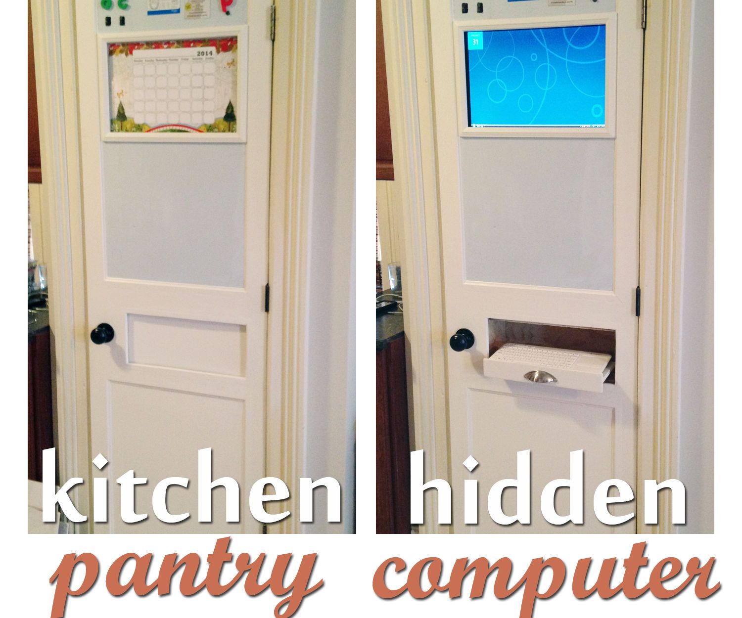 Kitchen Pantry Computer (Hidden) : 9 Steps (with Pictures) - Instructables