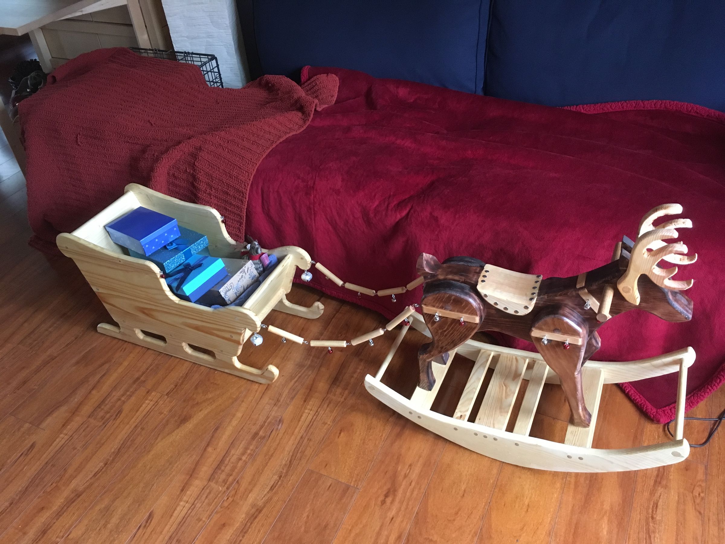 Reindeer and Present Sleigh : 169 Steps (with Pictures) - Instructables