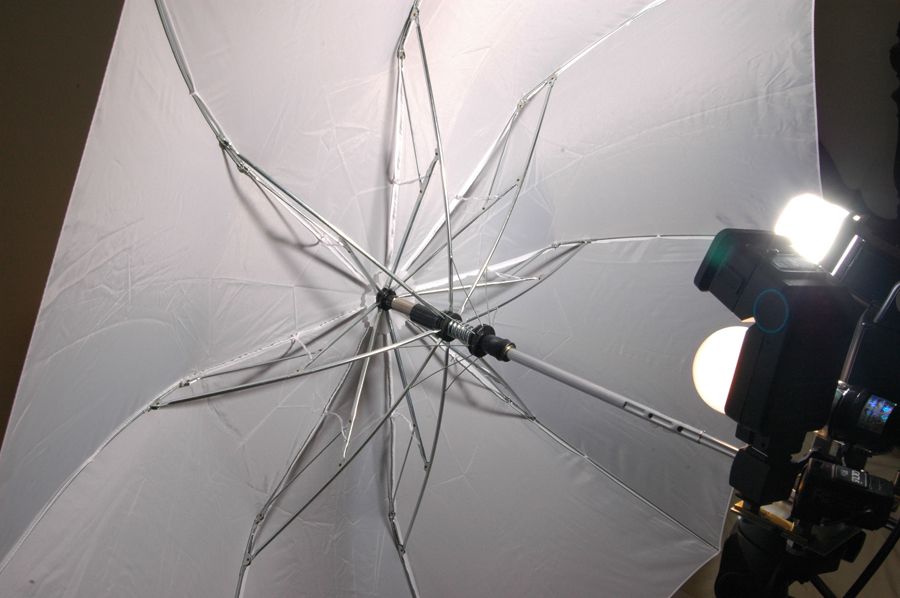 Homemade Studio Strobe Rig With Umbrella Clamp and Modeling Light. : 6 ...
