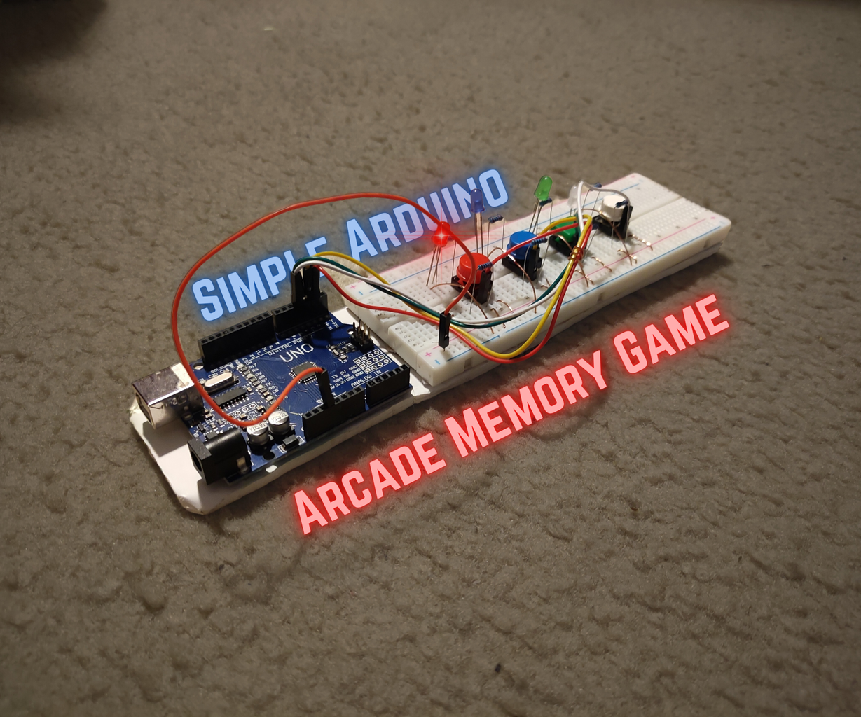 Arduino Arcade Memory Game : 7 Steps - Instructables Arduino Arcade Memory Game : 7 Steps - Instructables