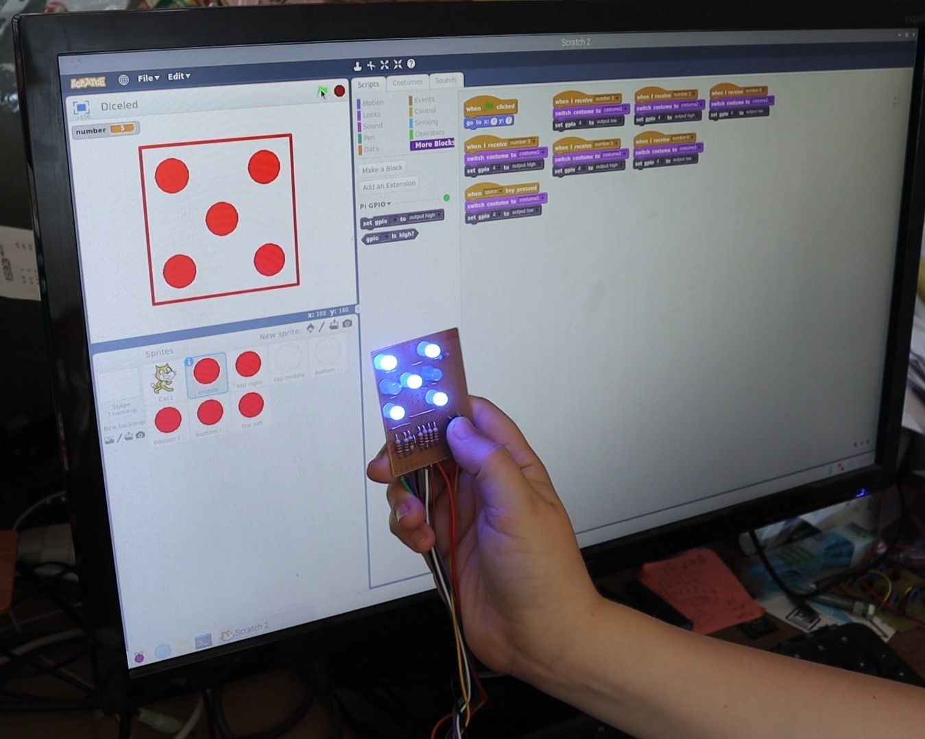 Raspberry PI Dice Project : 6 Steps - Instructables