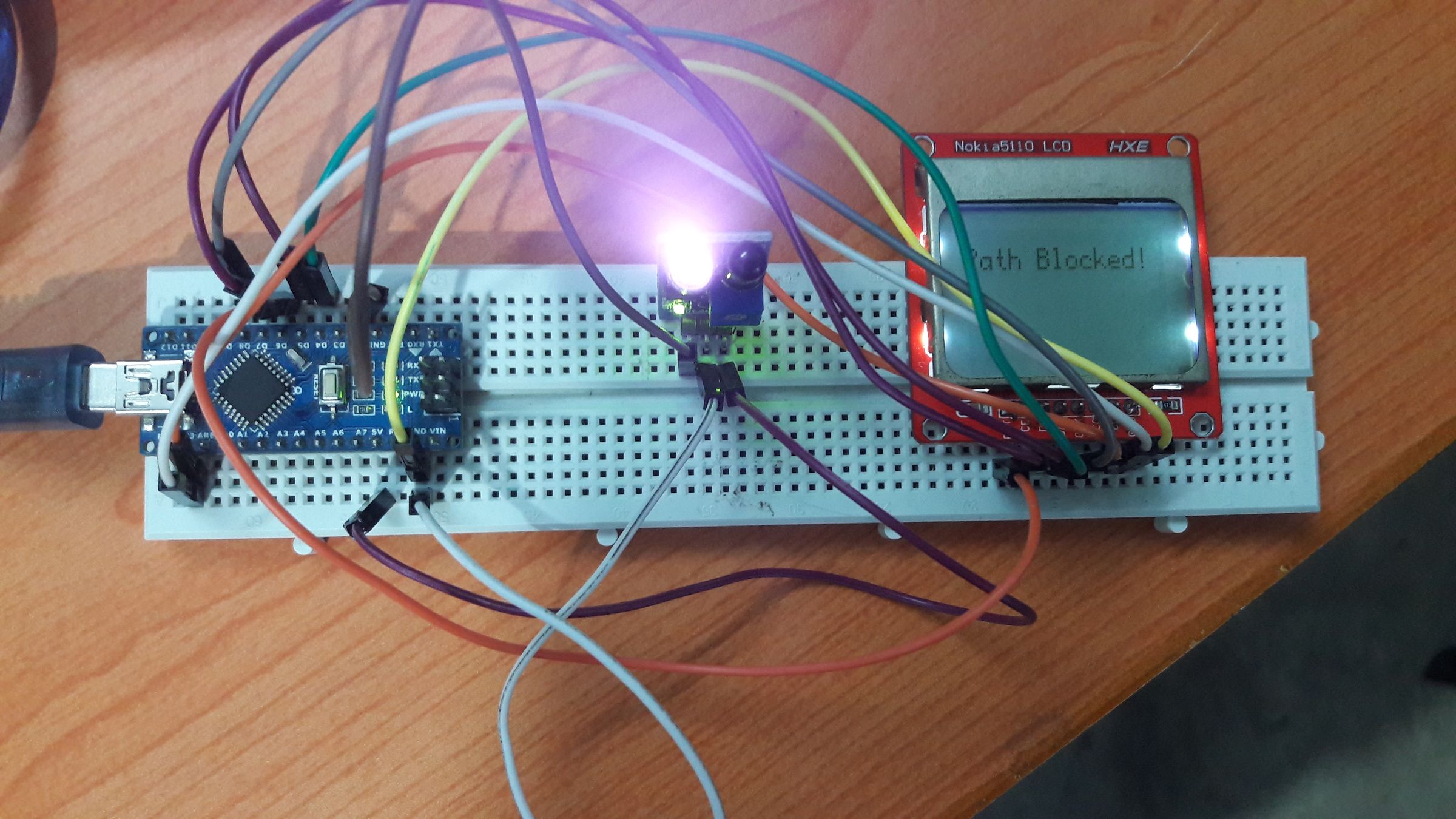 Nokia 5110 LCD With Infrared Sensor : 4 Steps - Instructables