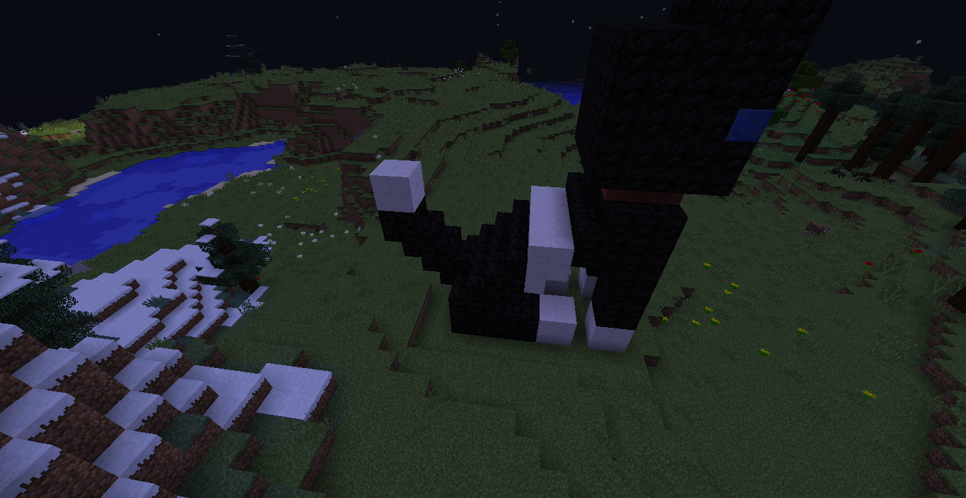 Black Cat Minecraft Statue : 4 Steps - Instructables