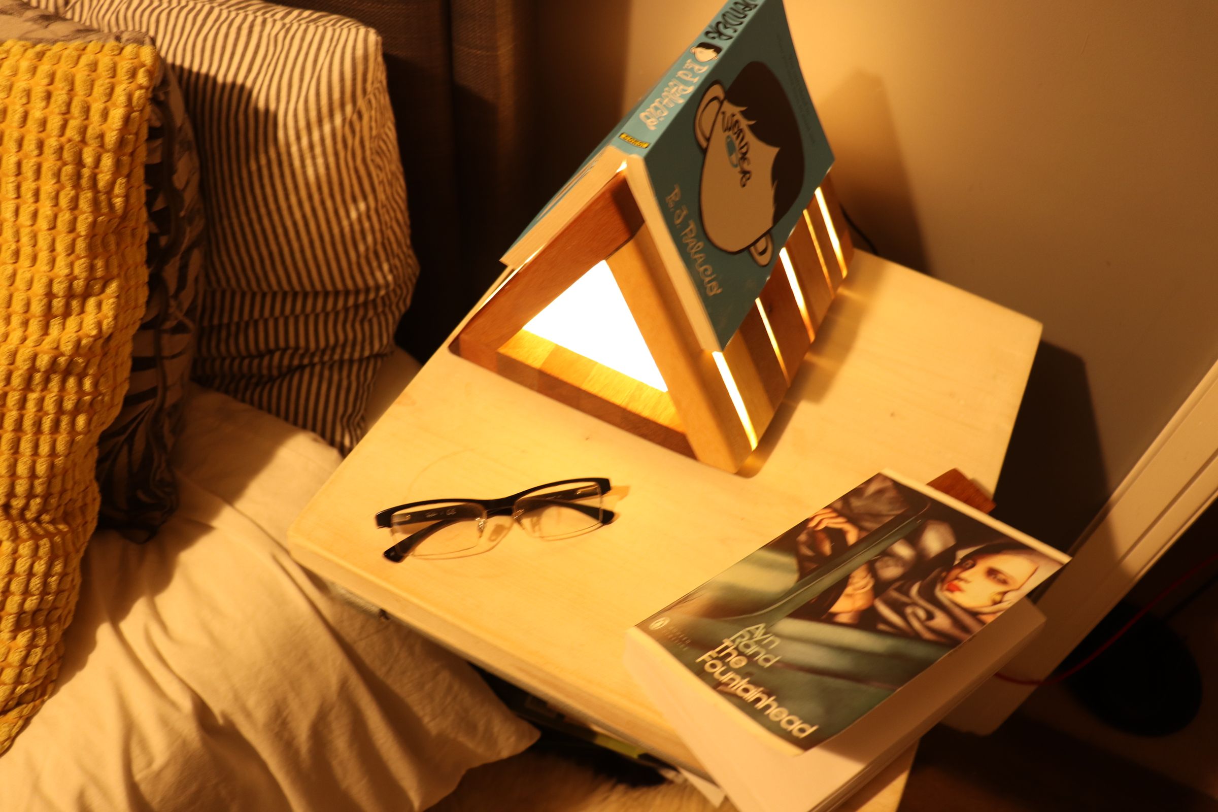 Bedside Table LED Lamp & Book Holder : 9 Steps (with Pictures ...