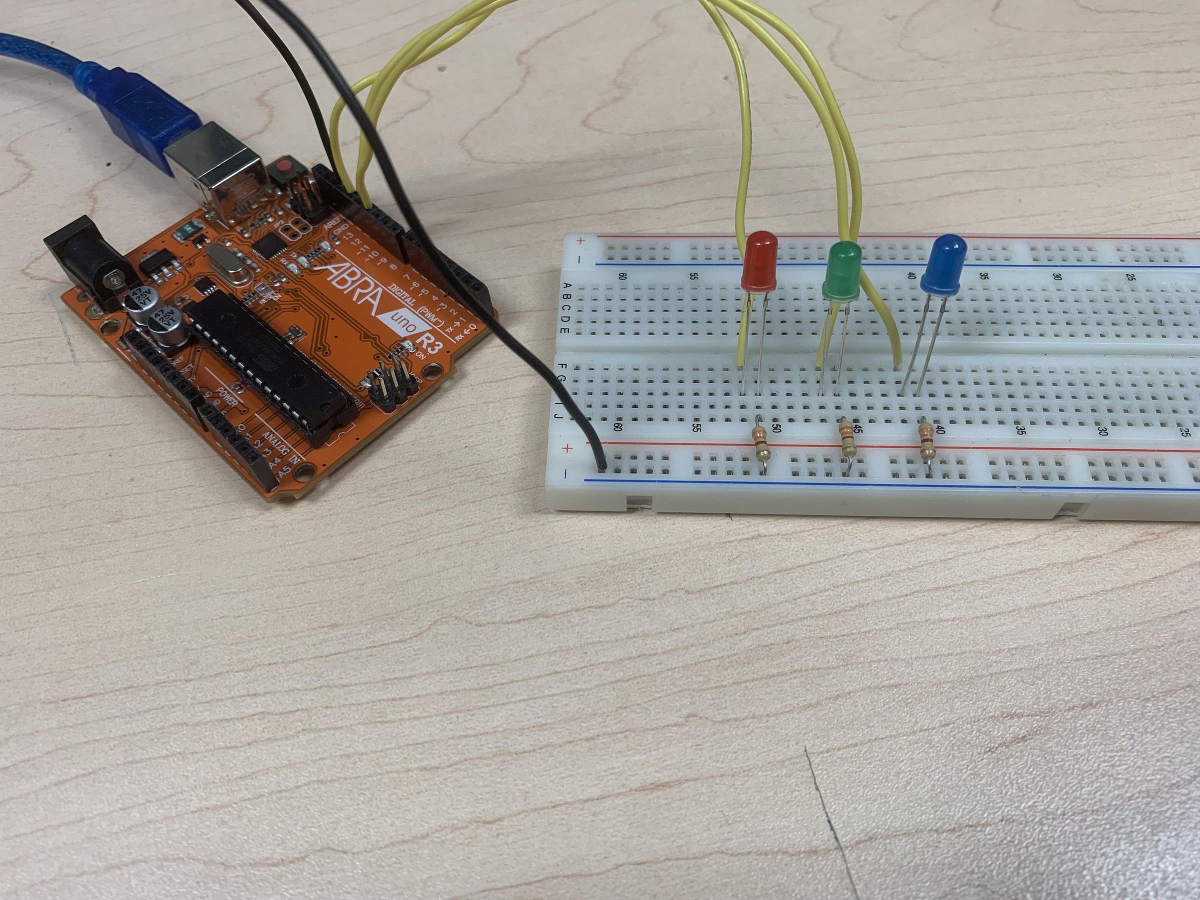 LED Sequence Arduino Breadboard Circuit - Instructables