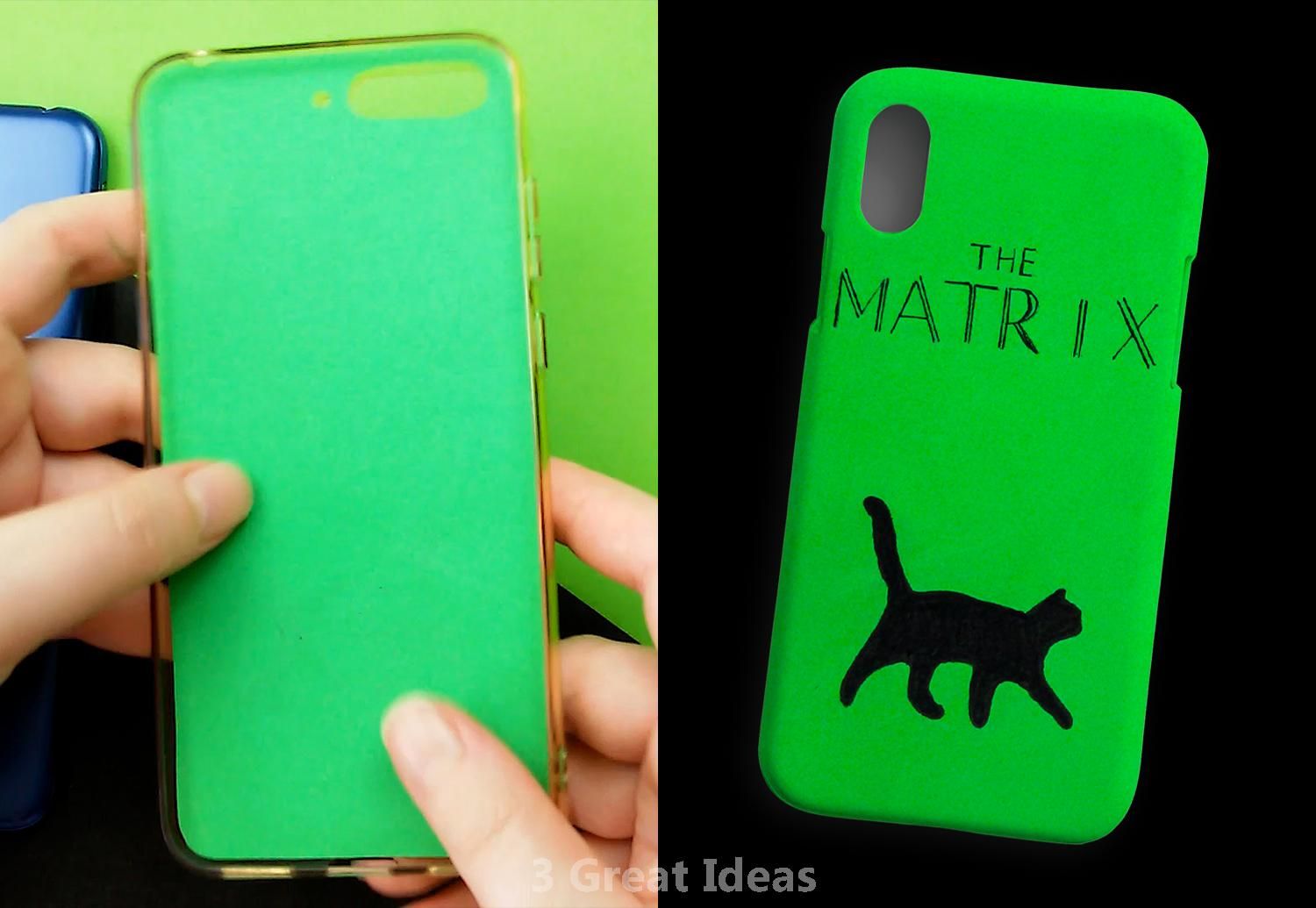 3 Diy THE MATRIX 4 Phone Cases Making : 10 Steps - Instructables