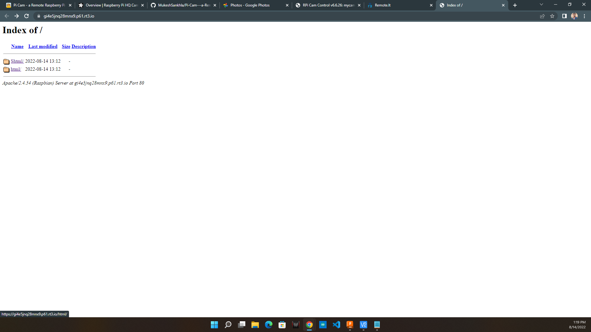 Pi Cam - a Remote Raspberry Pi Desktop/Camera/Server : 11 Steps (with ...