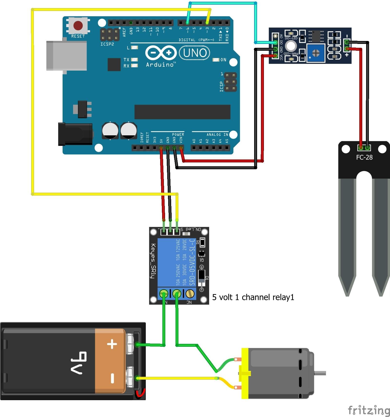 Automatic Plant Watering System Using Arduino in an Easy Way : 4 Steps ...