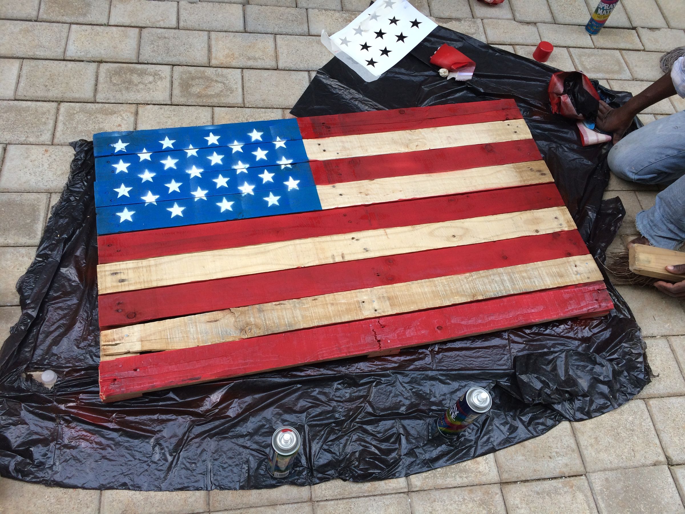 American Flag Pallet : 4 Steps (with Pictures) - Instructables