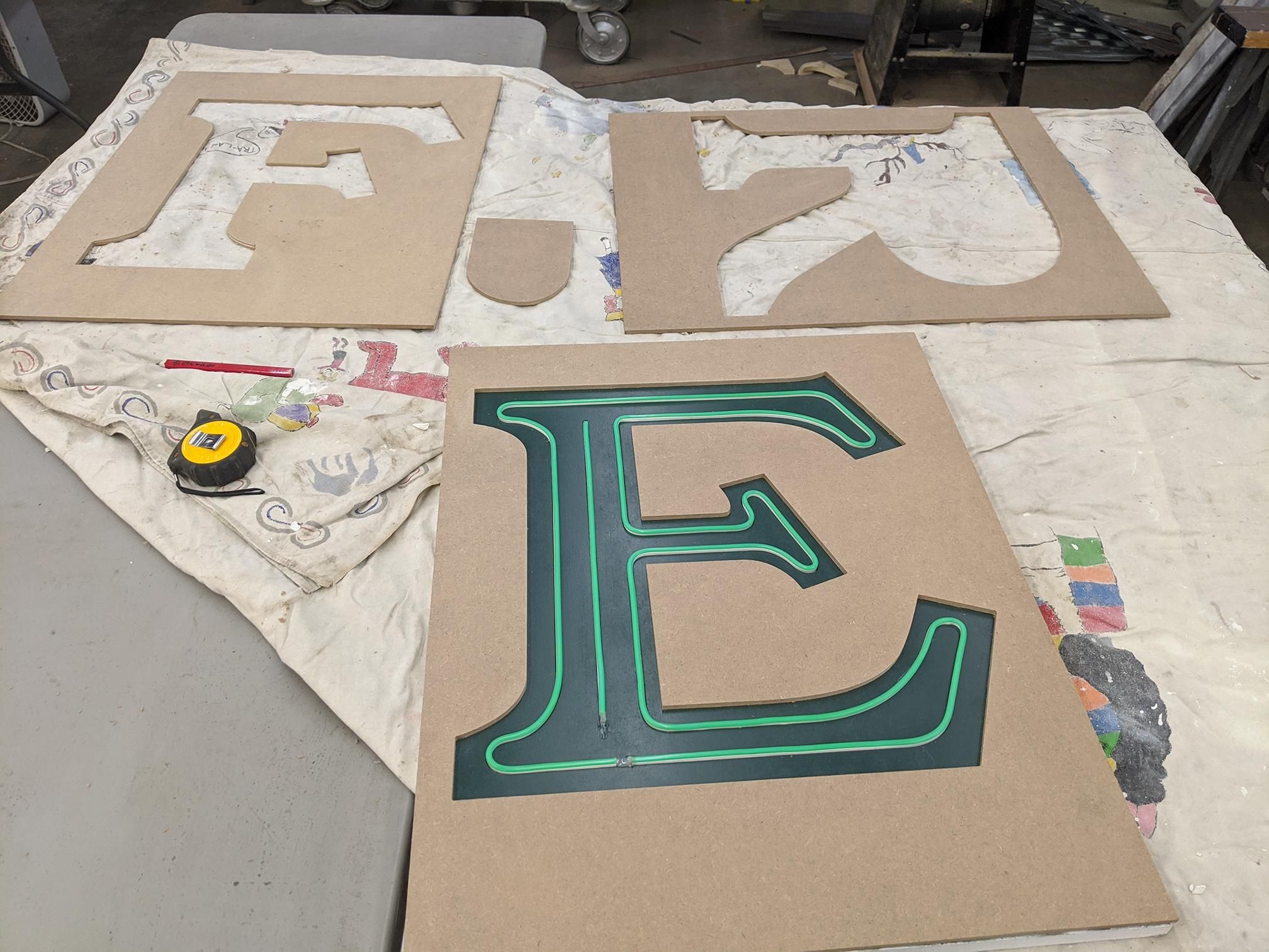 Faux-neon Letters for Signs or Decoration : 7 Steps (with Pictures ...