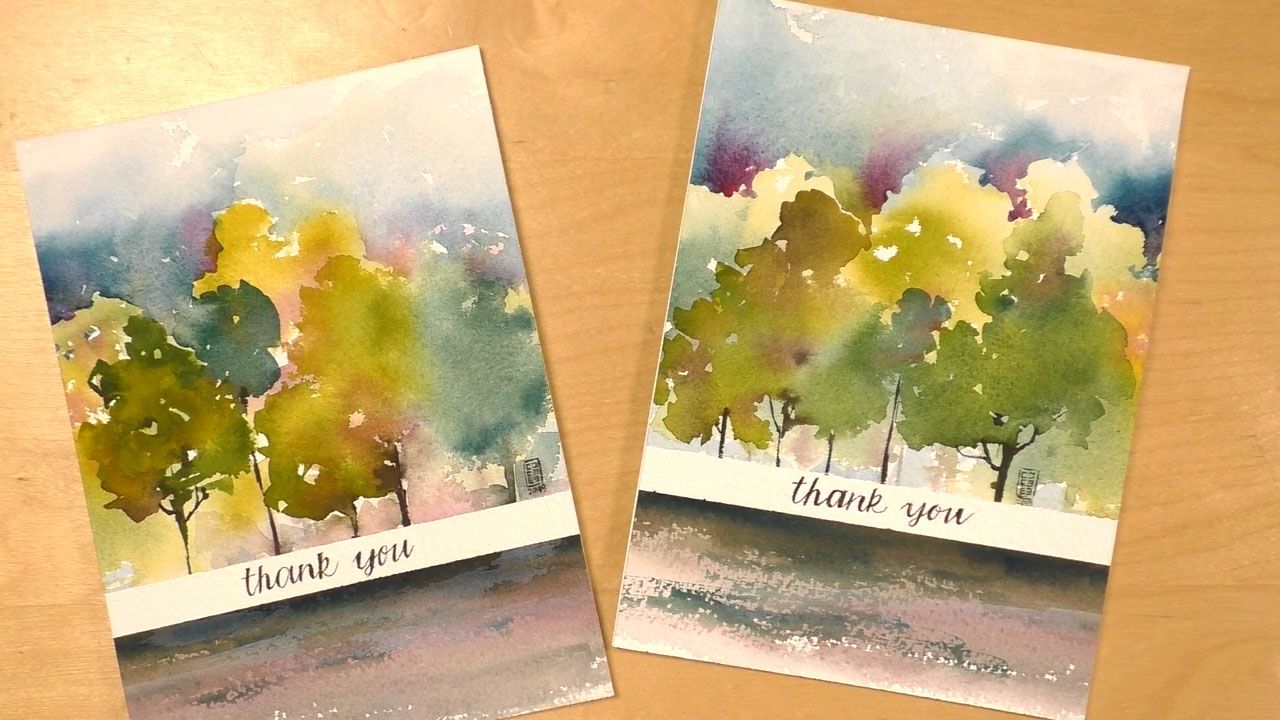 Painting Custom Cards With Watercolors : 7 Steps (with Pictures ...
