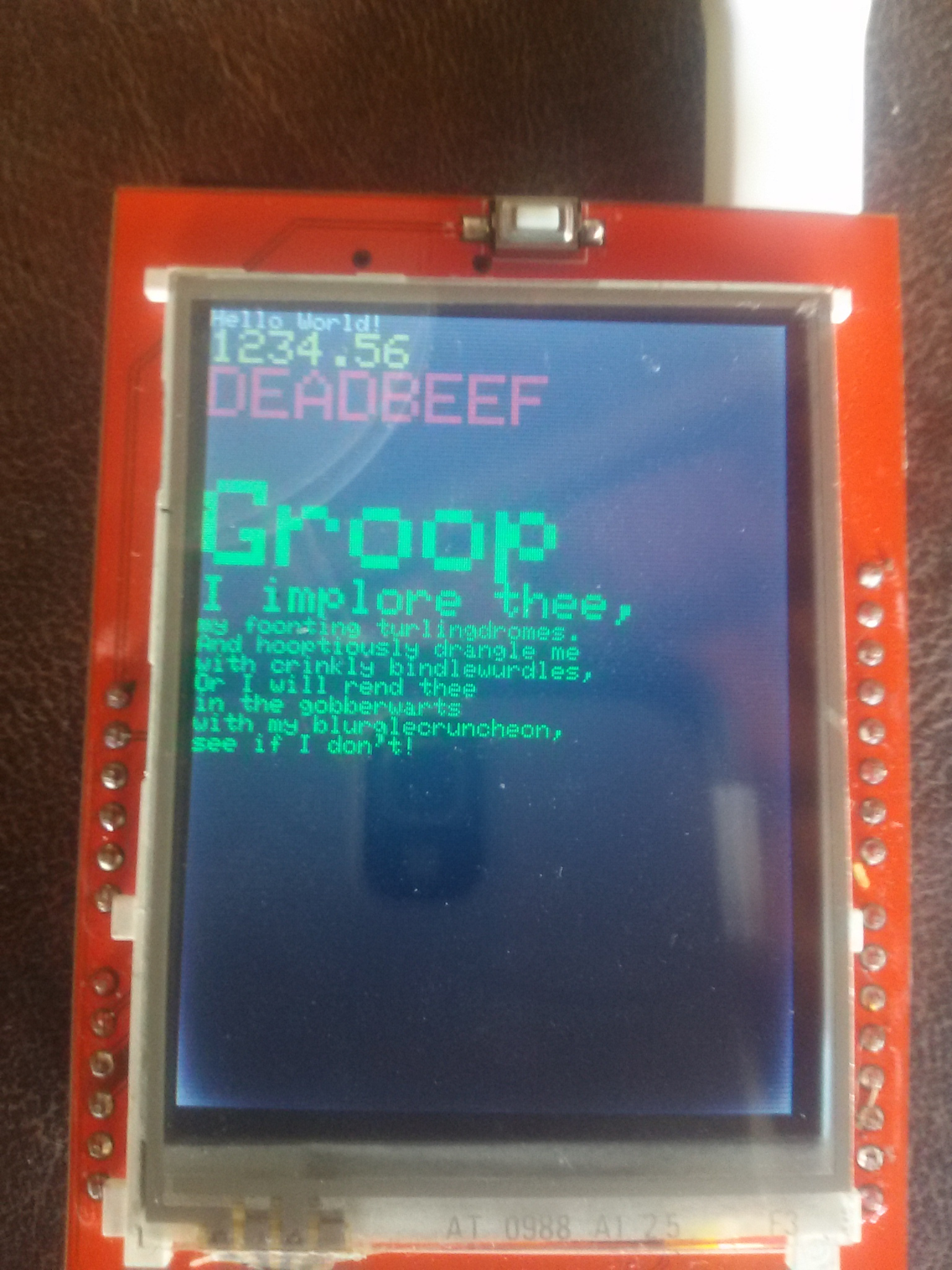How to Use 2.4 Inch TFT LCD SPFD5408 With Arduino Uno and Mega : 5 Steps - Instructables