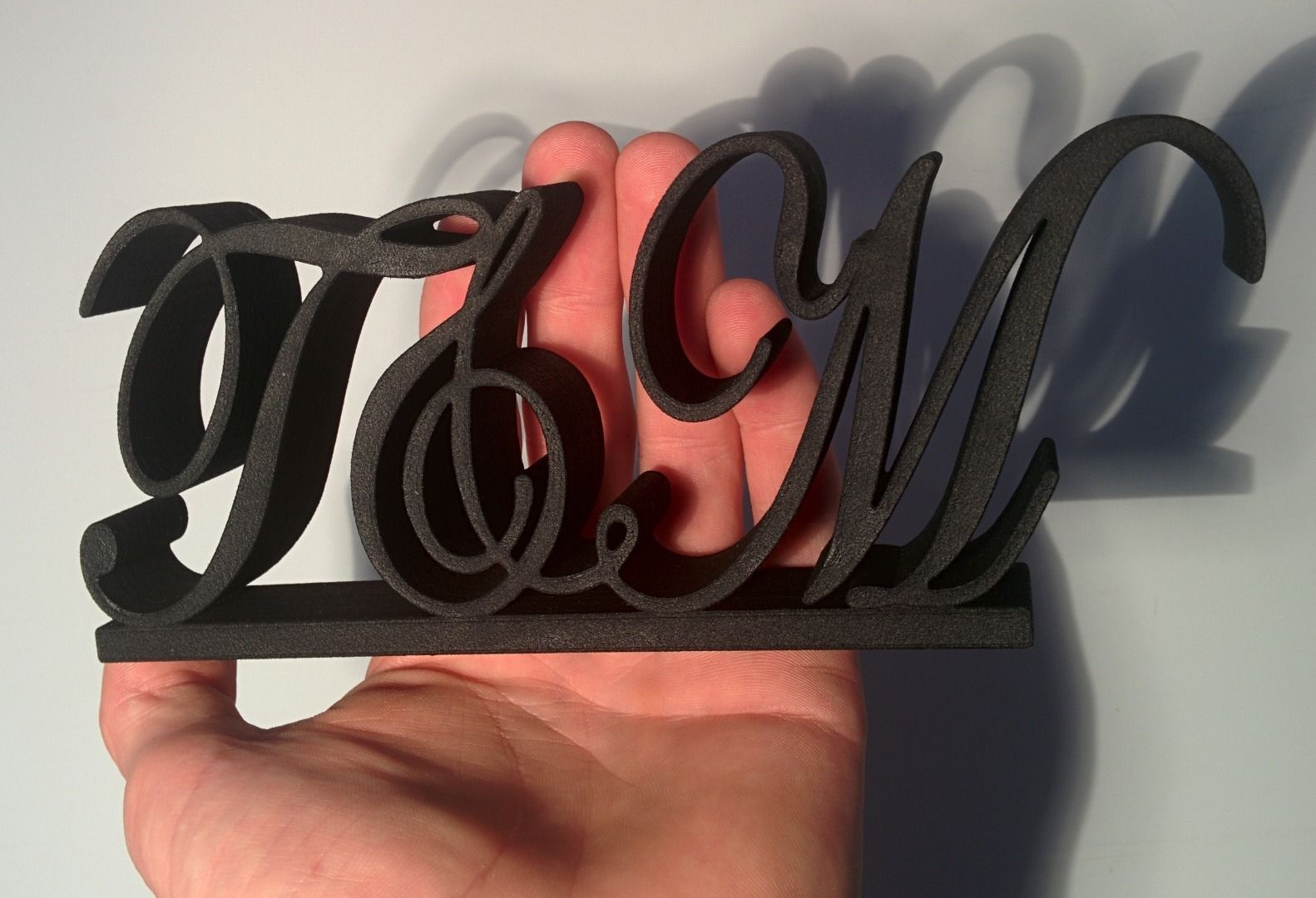 3D Printed Monogram Cake Topper : 11 Steps (with Pictures) - Instructables